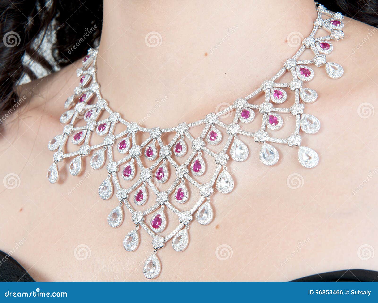 Red gems and diamond stock photo. Image of indian, isolated - 96853466