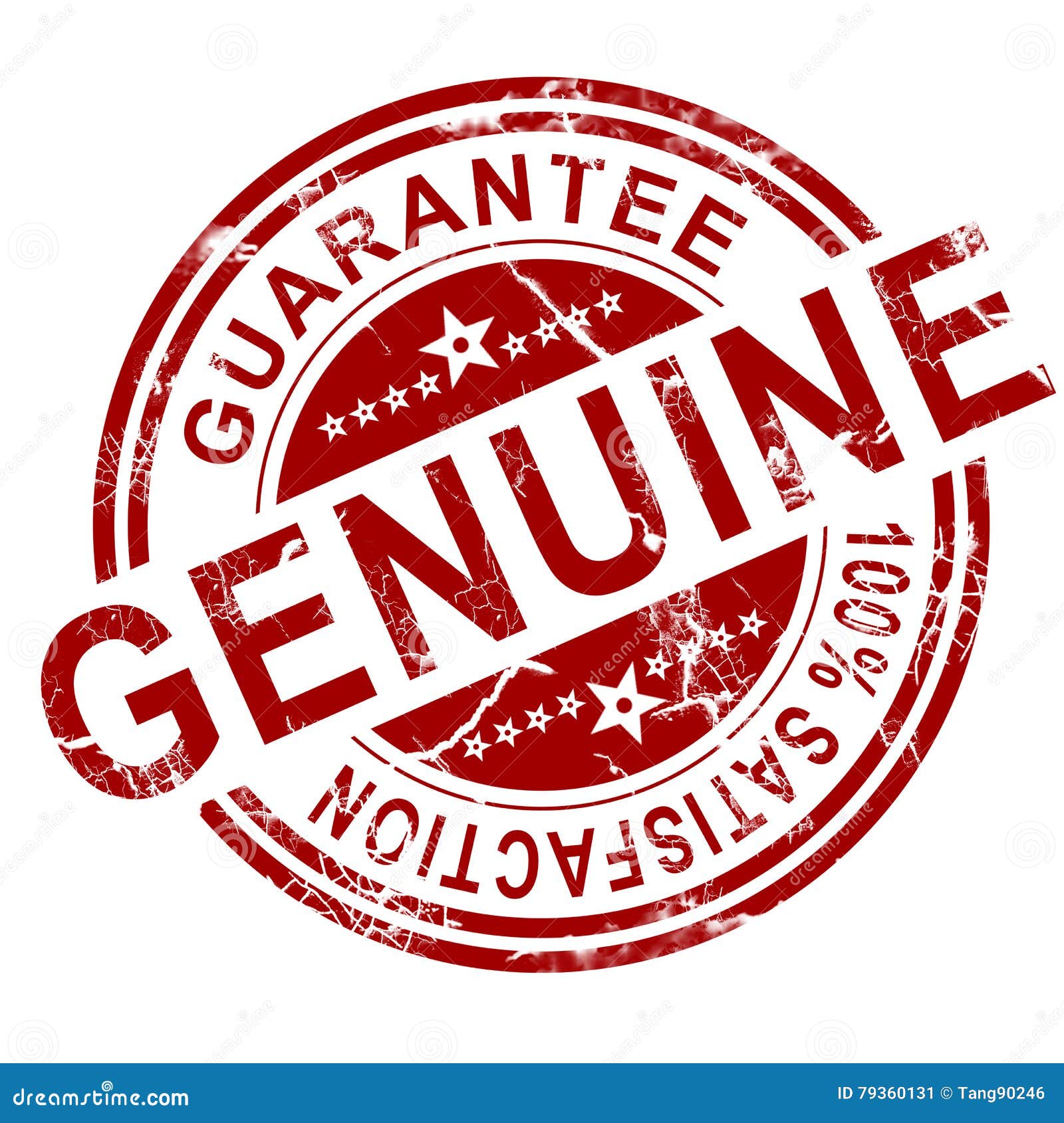 Genuine Stamp Cartoon Vector | CartoonDealer.com #105773401