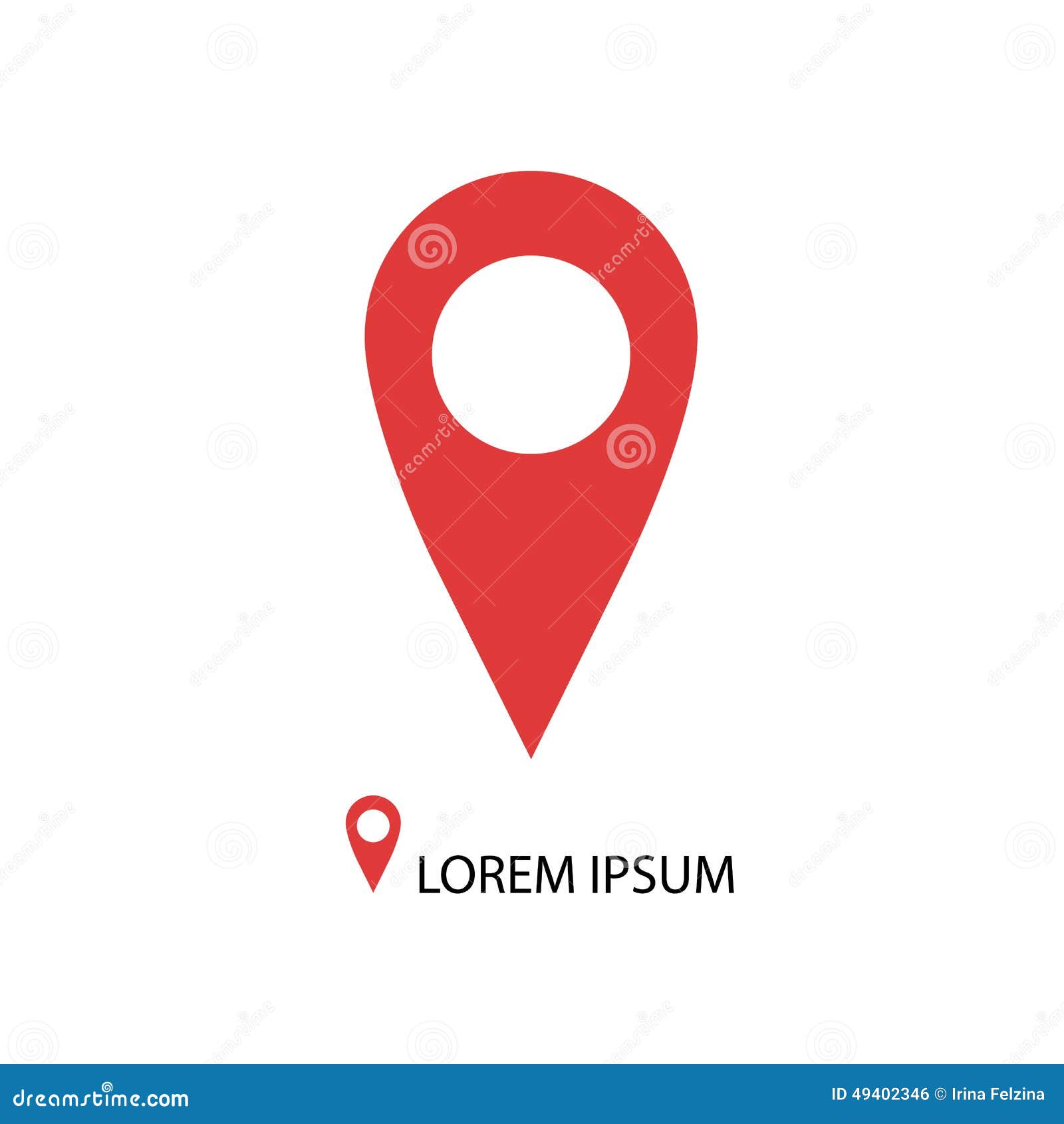 Red Geo Pin As Logo White Stock Illustrations – 2 Red Geo Pin As Logo ...