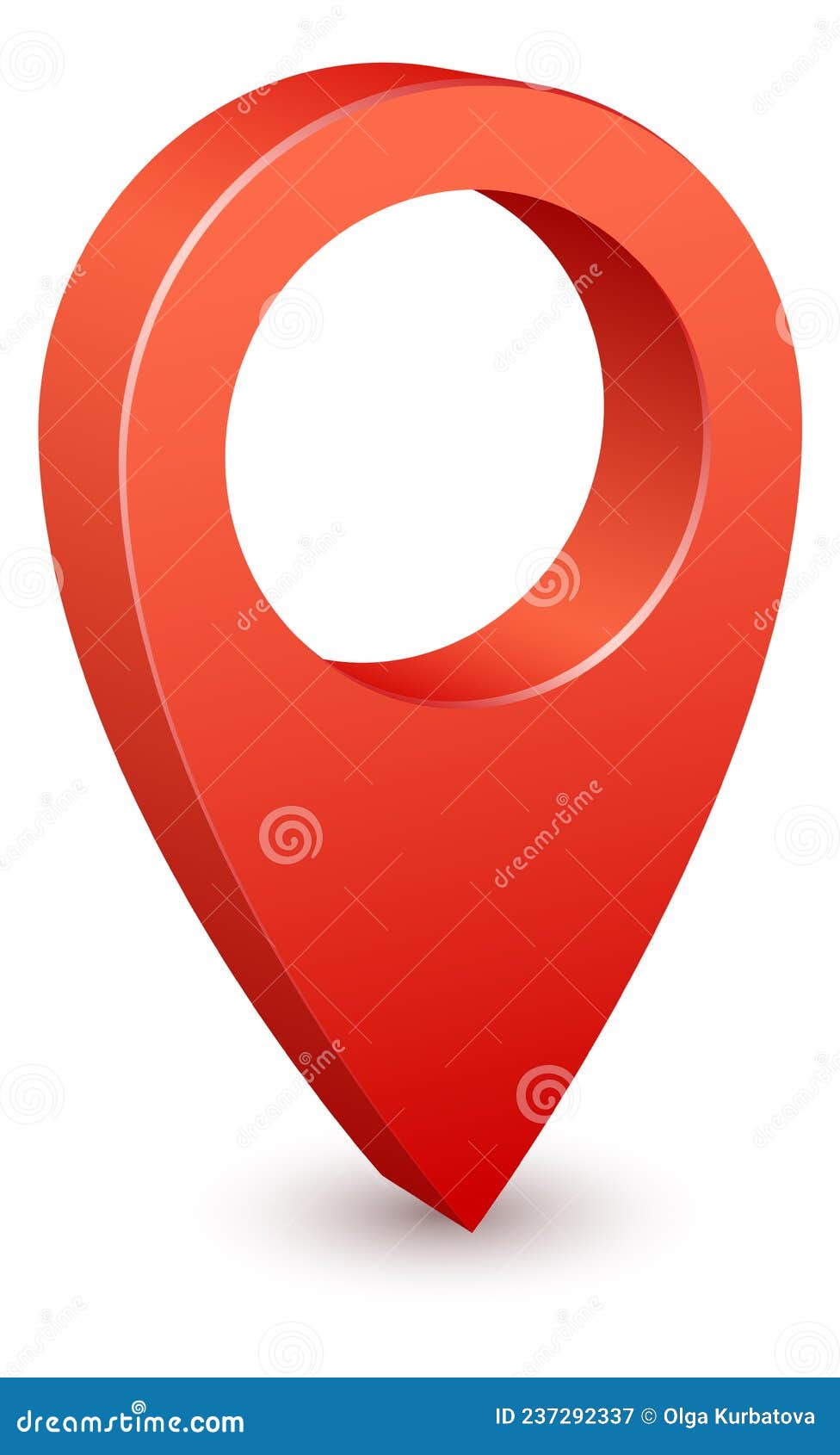 Red Geo Pin. Destination Pointer Stock Vector - Illustration of design ...