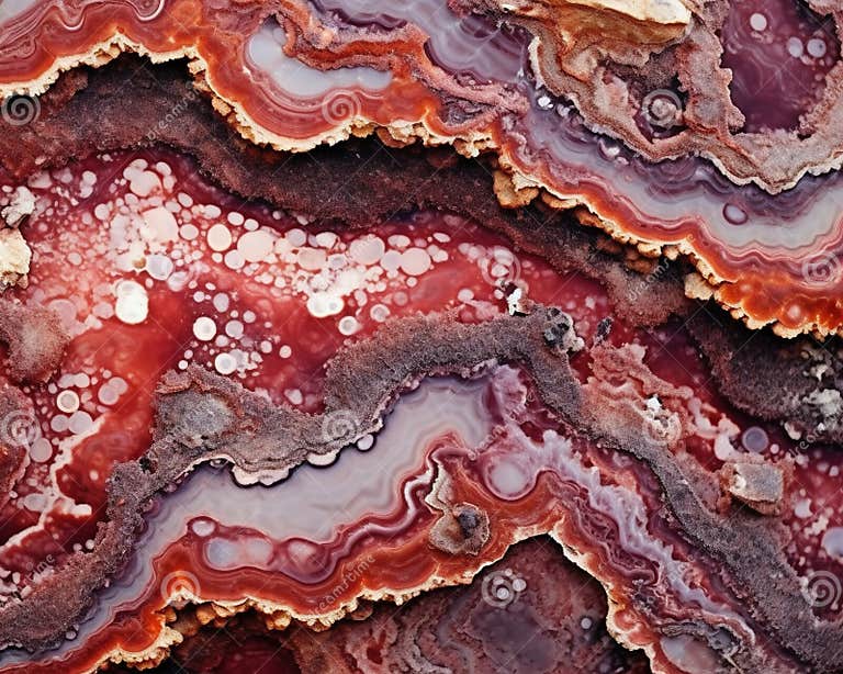 Red Geode Textures Backgrounds are Gemstone Cross Section Cross Section ...