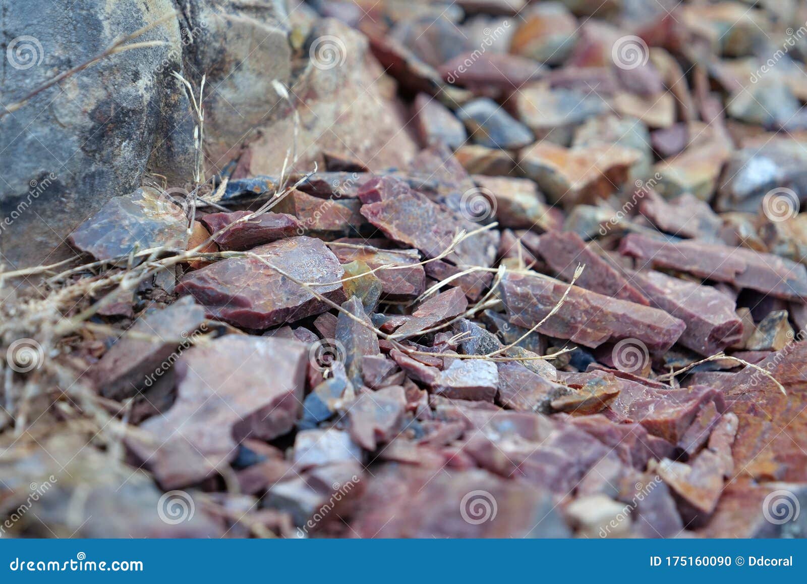 Red geological material stock photo. Image of depths - 175160090