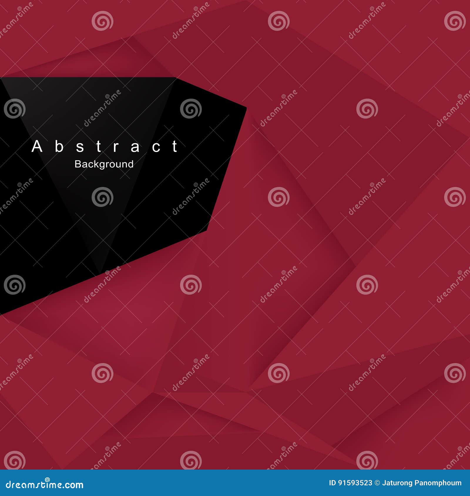 Red Geometric Abstract Background Stock Illustration - Illustration of ...