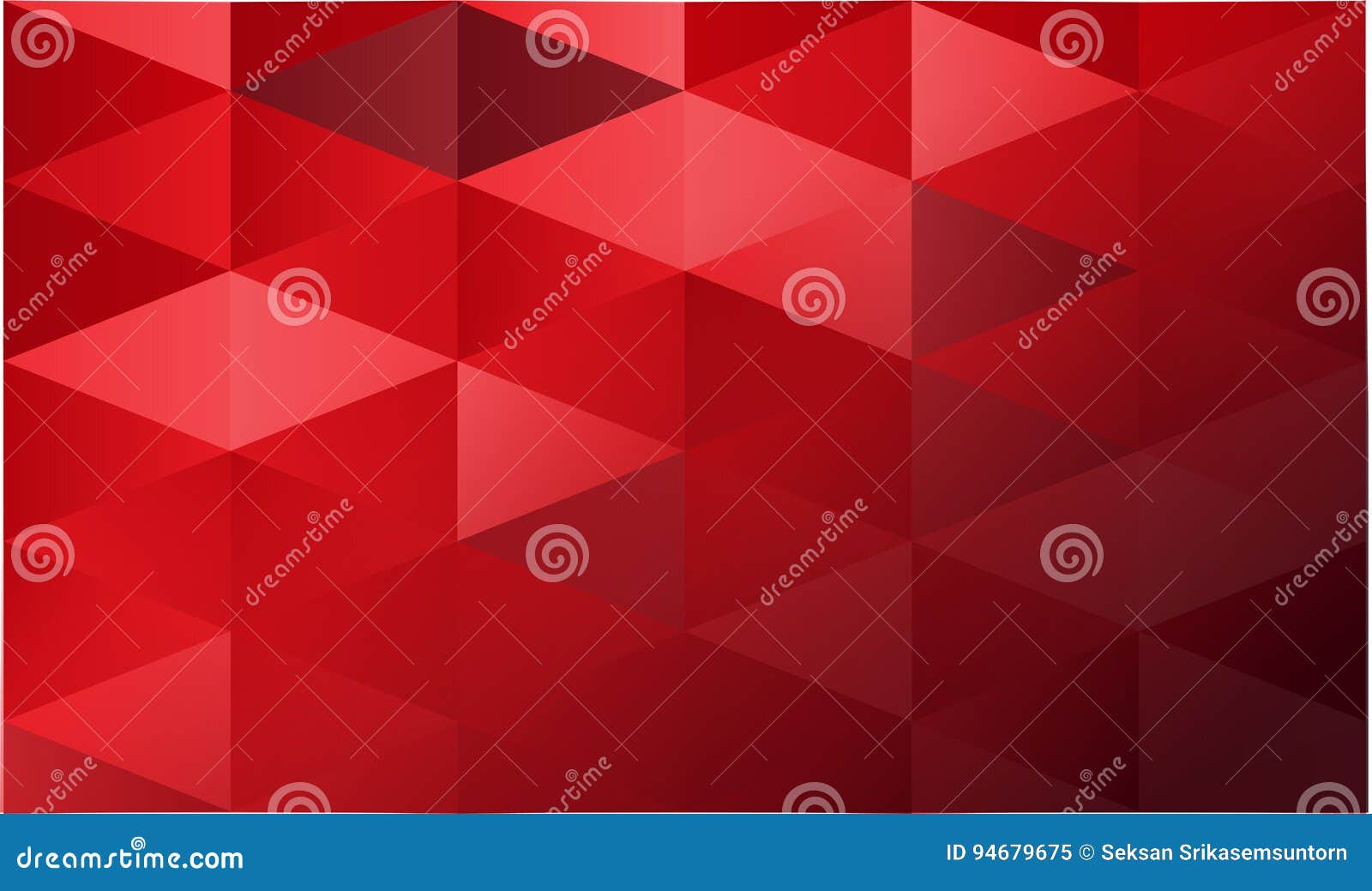 Red Geometric Abstract Background Vector Stock Vector - Illustration of ...