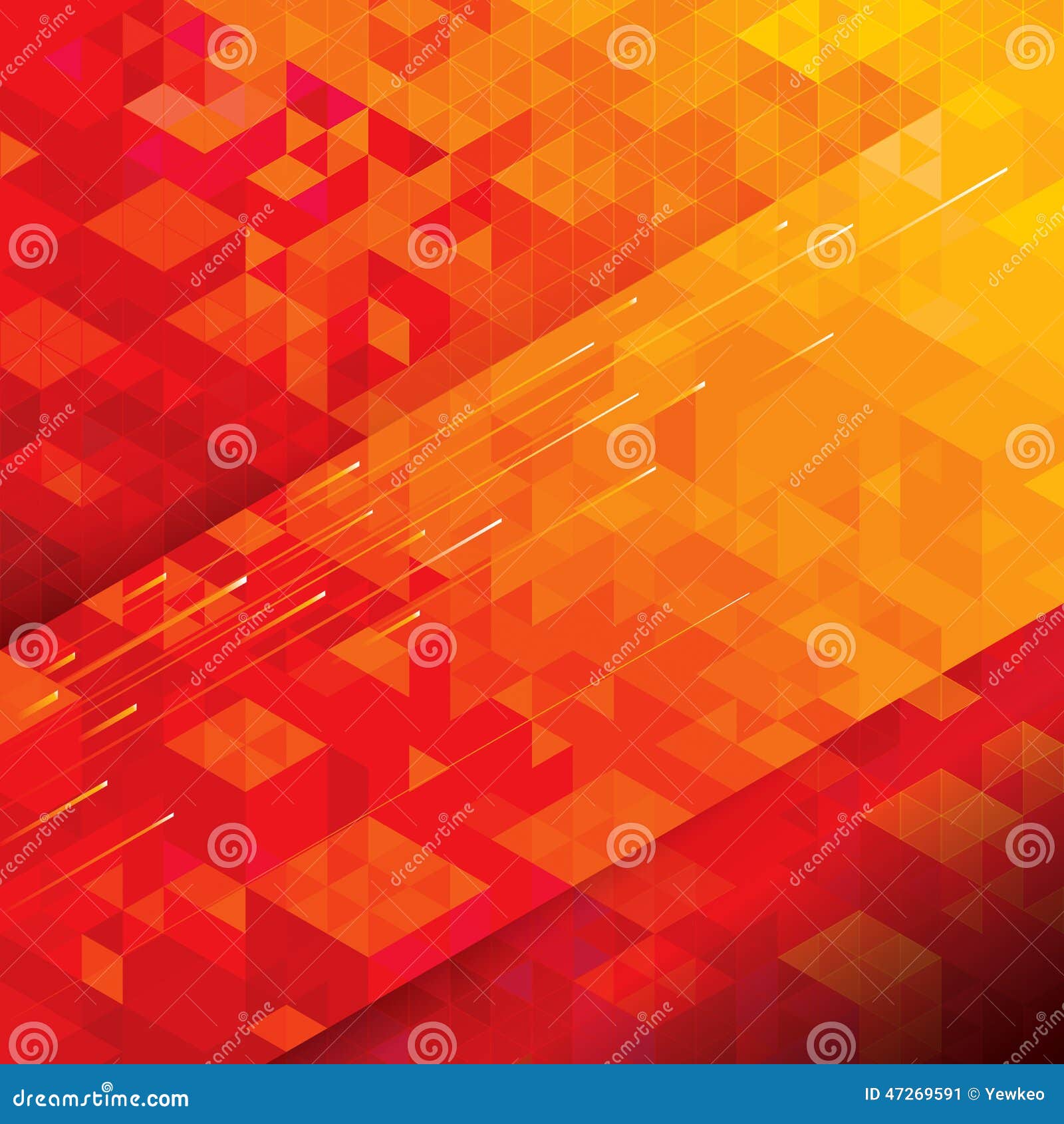 Red Geometric Background stock vector. Illustration of color - 47269591