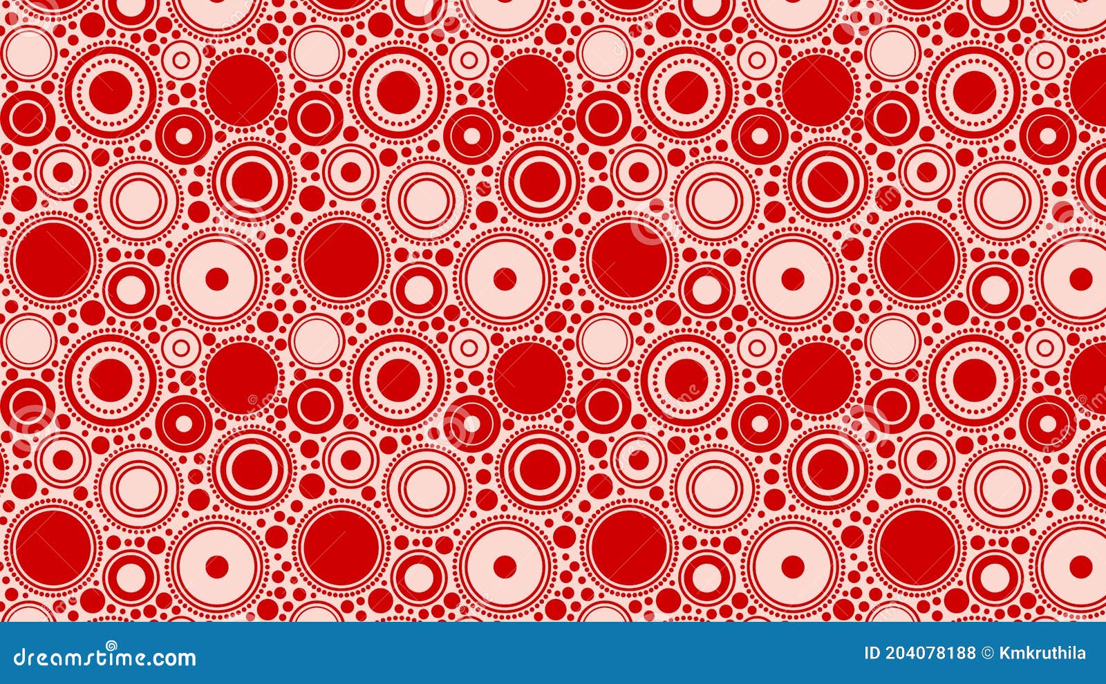 Red Geometric Circle Background Pattern Stock Illustration ...