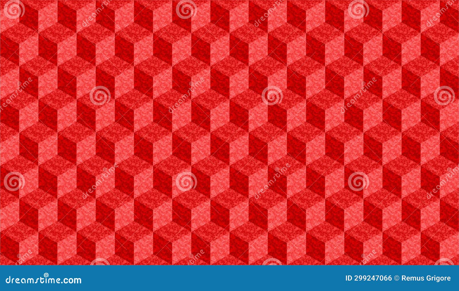 Red Geometric Cubes Seamless Background - Cdr Format Stock Illustration ...