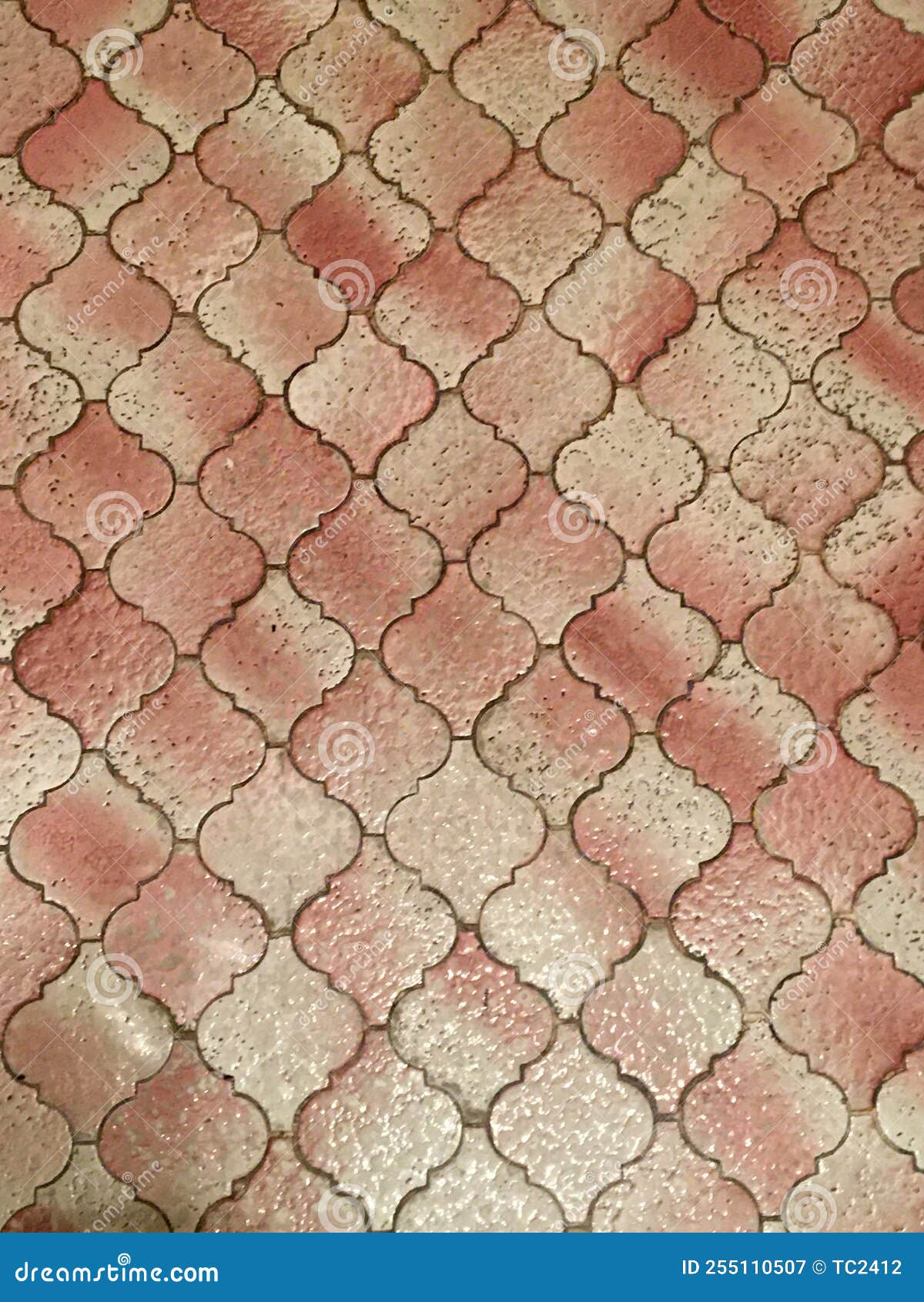 Red Geometric Parttern of a Floor Stock Image - Image of wallpaper ...