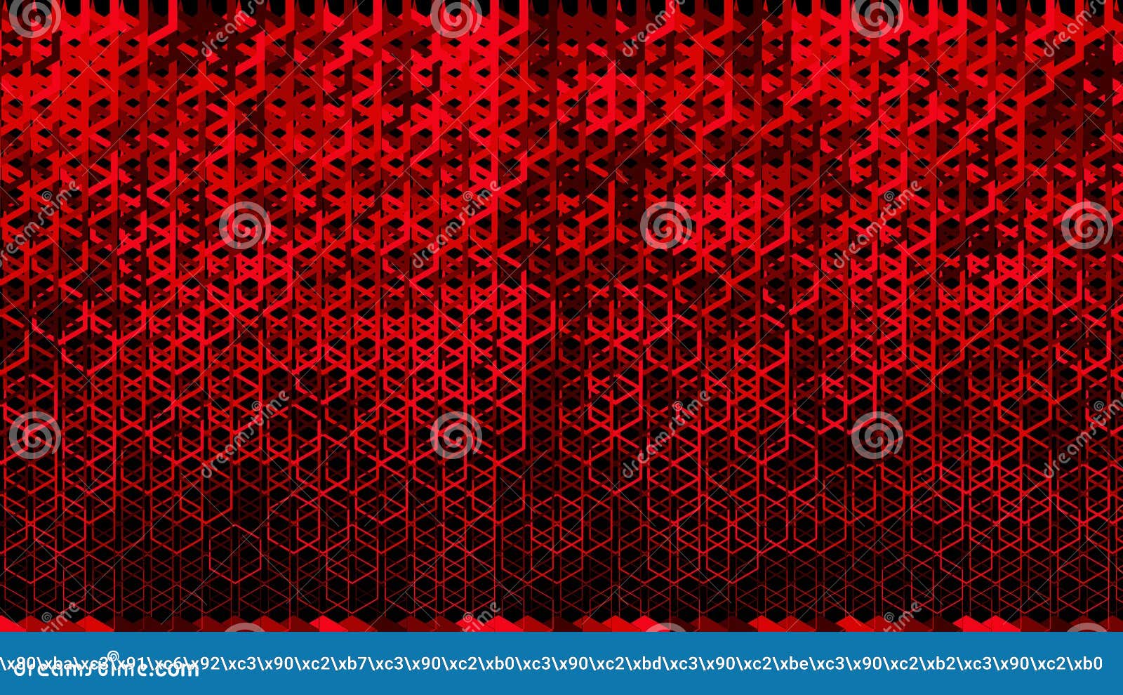 Red Geometric Pattern, Seamless Wallpaper Stock Illustration ...