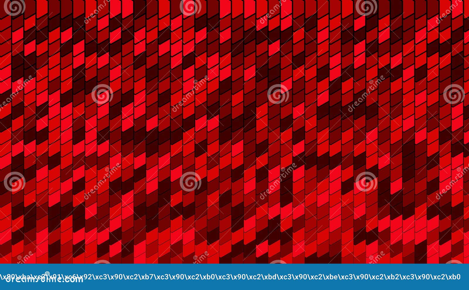 Red Geometric Pattern, Seamless Wallpaper Stock Illustration ...