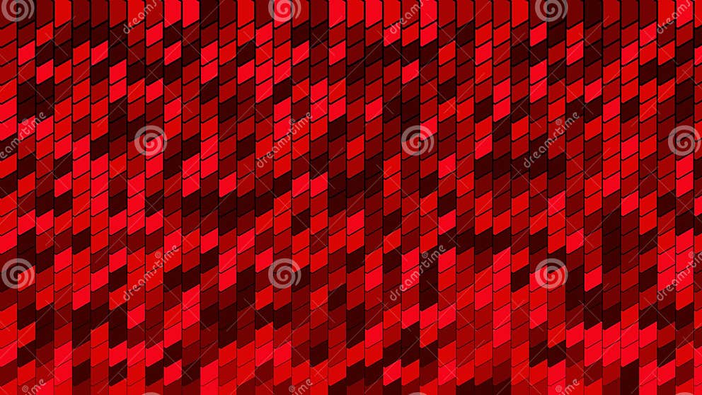 Red Geometric Pattern, Seamless Wallpaper Stock Illustration ...