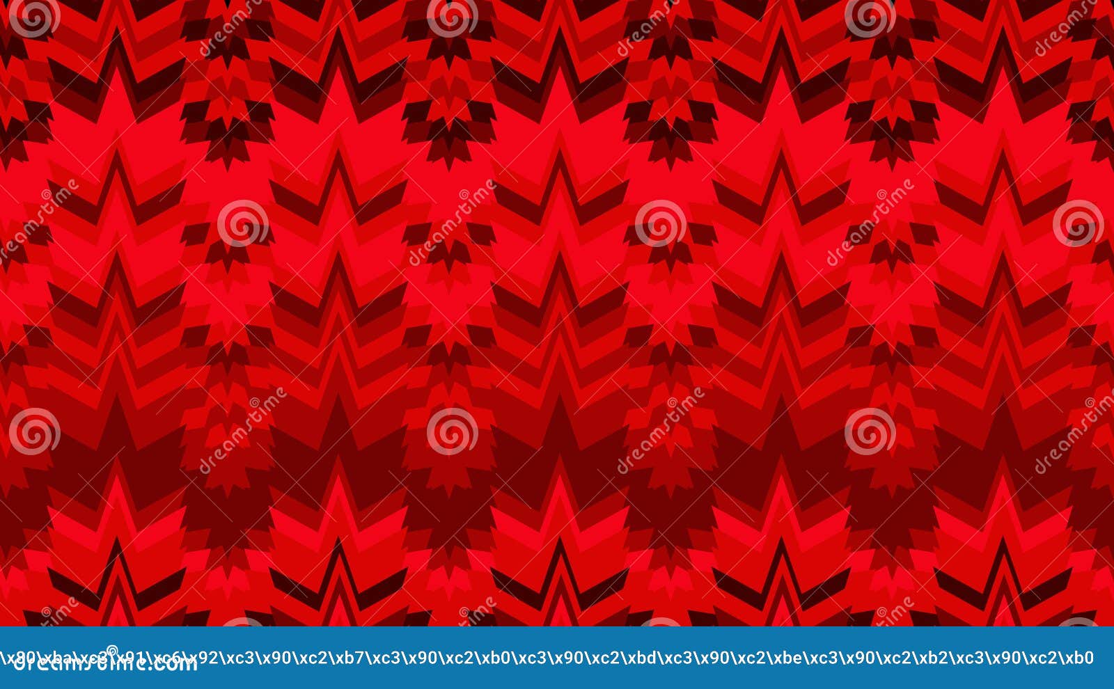 Red Geometric Pattern, Seamless Wallpaper Stock Illustration ...
