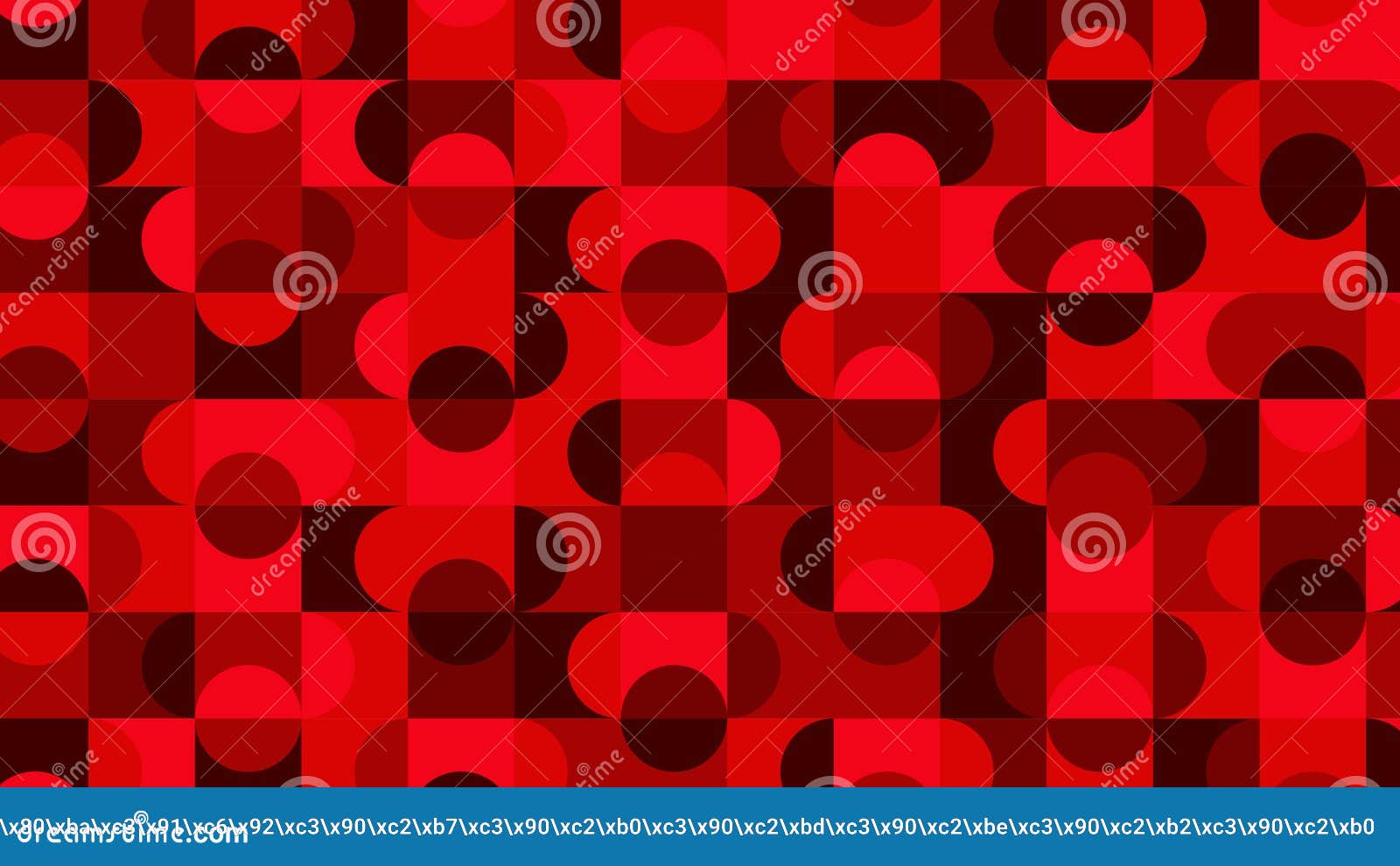 Red Geometric Pattern, Seamless Wallpaper Stock Illustration ...