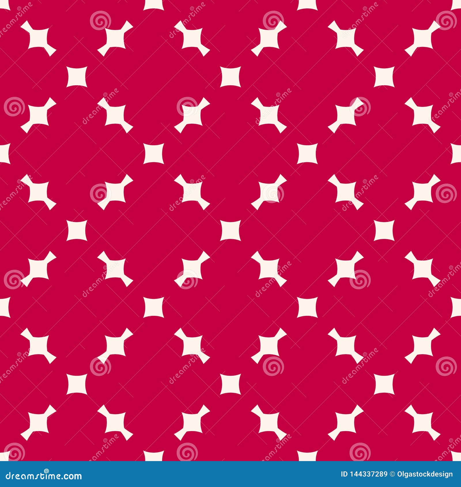 Red Geometric Seamless Pattern. Luxury Background with Grid, Lattice ...