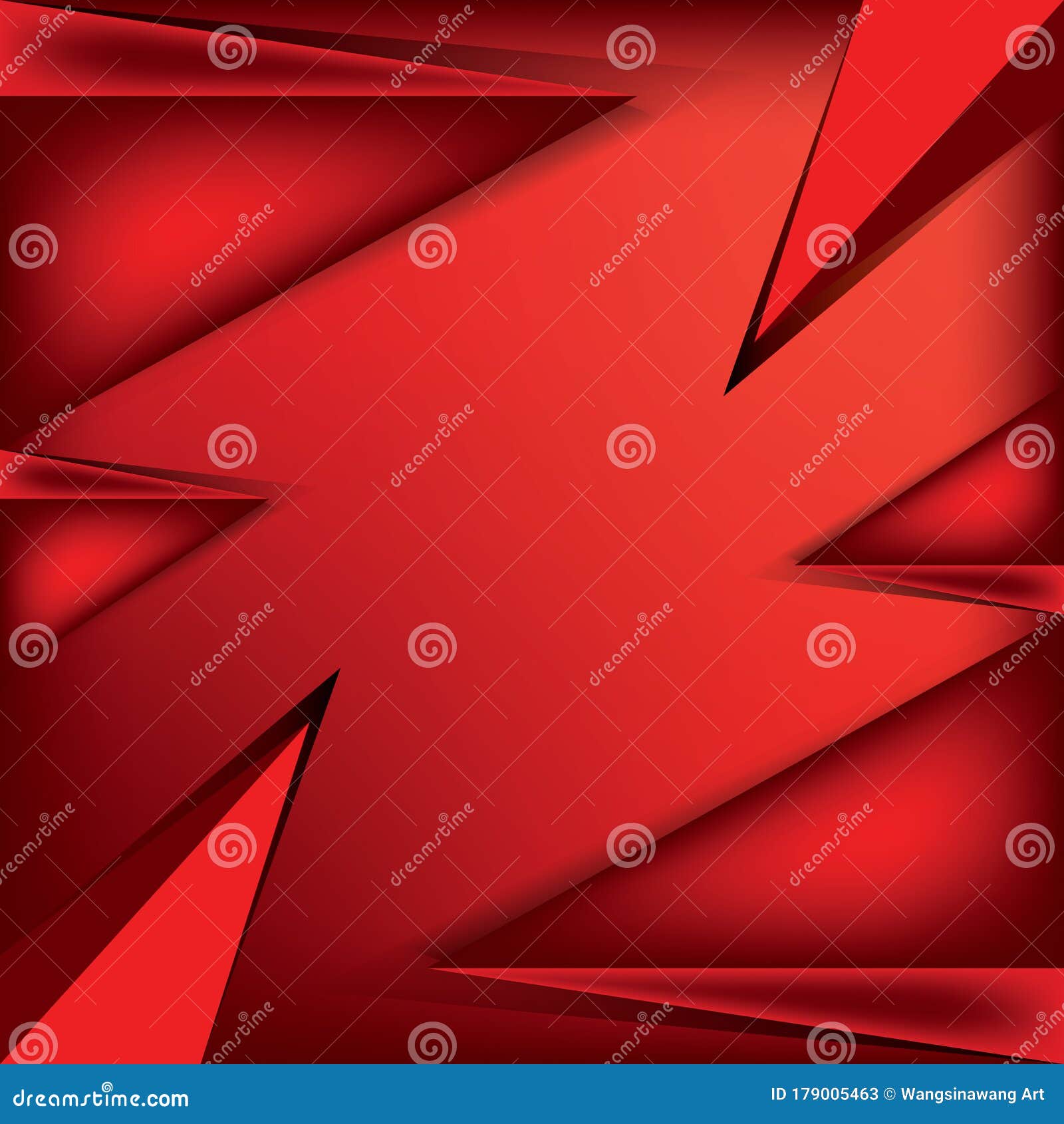 Red Geometric Shape Background Vector Illustration Stock Vector ...