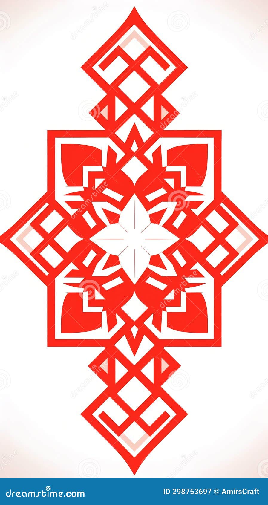 Red Geometric Structures Design White Background Wallpaper AI Generated ...