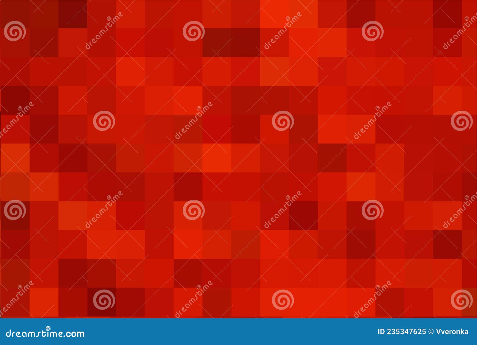 Red Geometric Texture from Squares. Vector Background of Square Red ...