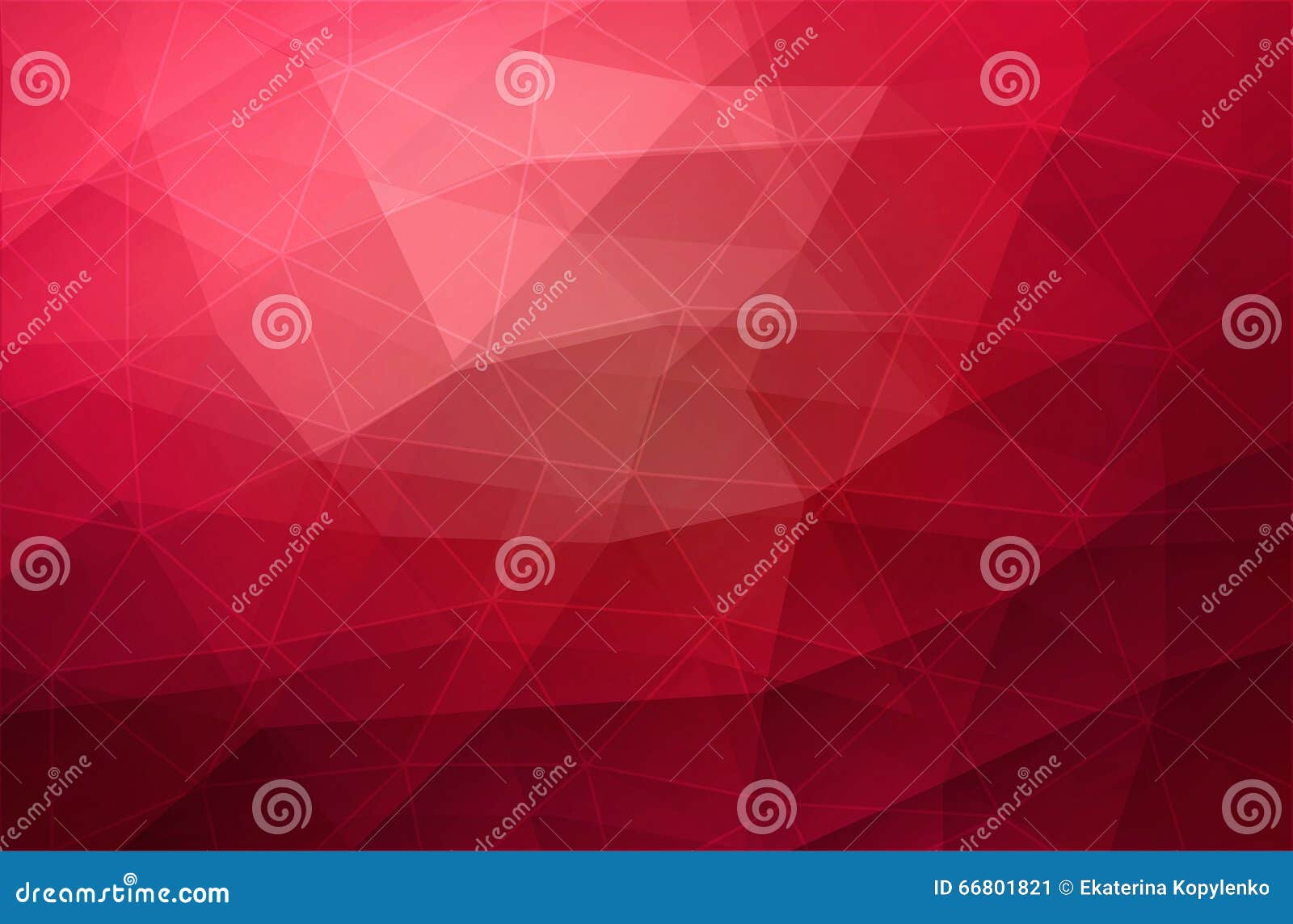 Red Geometric Triangle Background Stock Vector - Illustration of ...