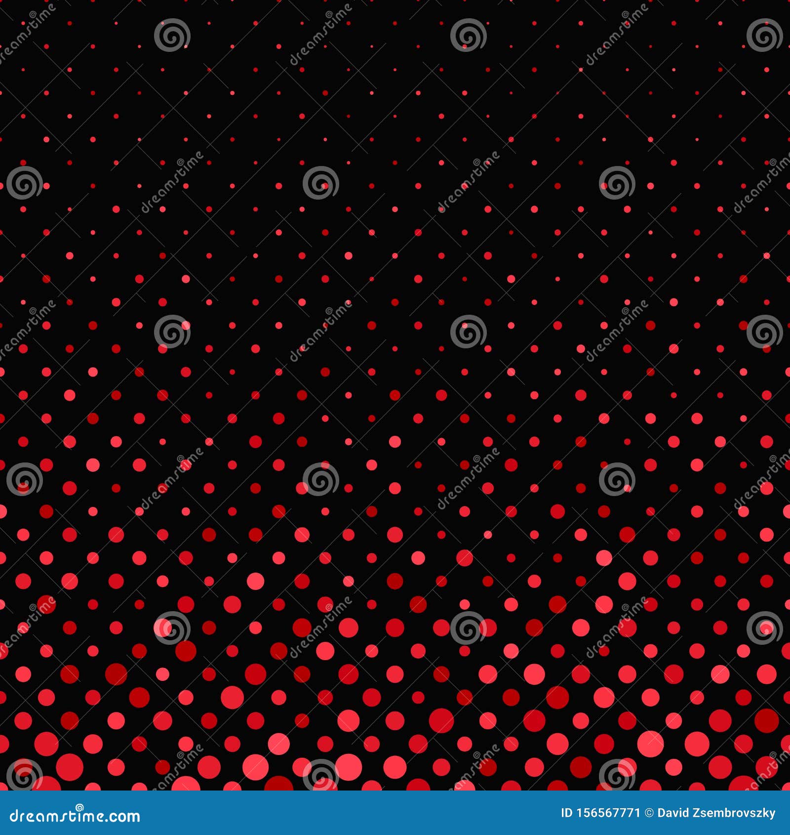 Red Geometrical Abstract Dot Pattern Background - Vector Graphic Stock ...