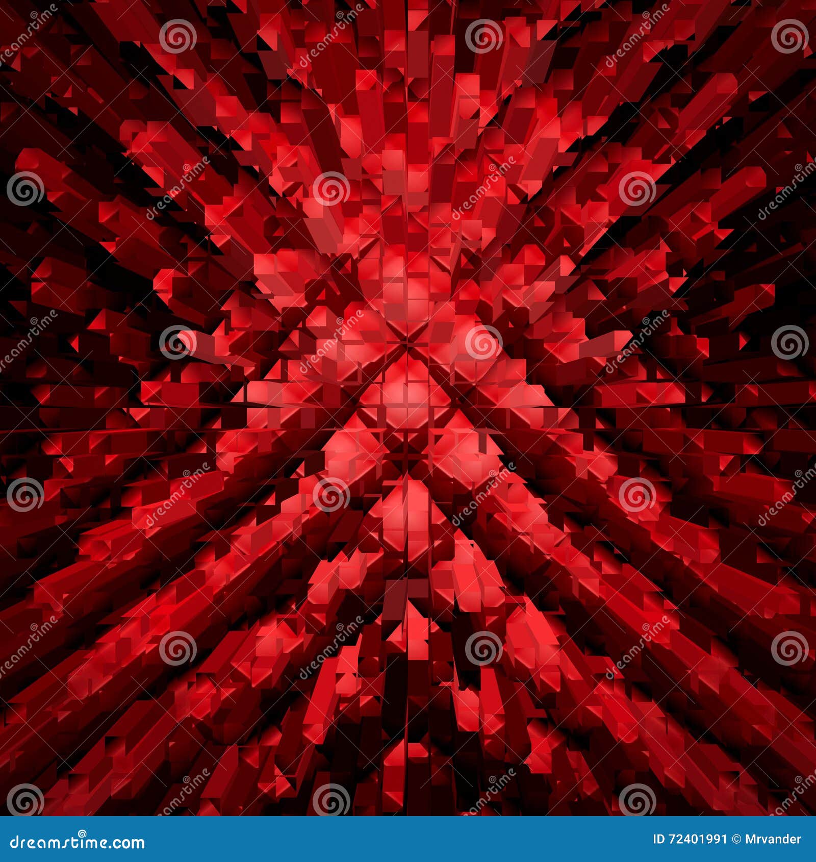 Red Geometrical Background, Abstract Fantastic Background Stock ...