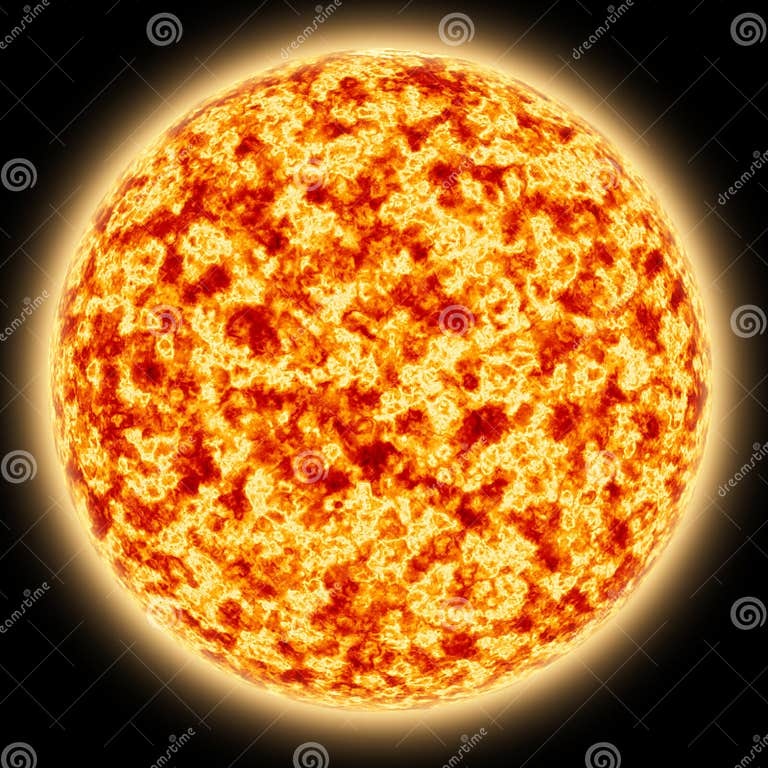 Red Giant Sun 2 stock illustration. Illustration of melting - 9755260