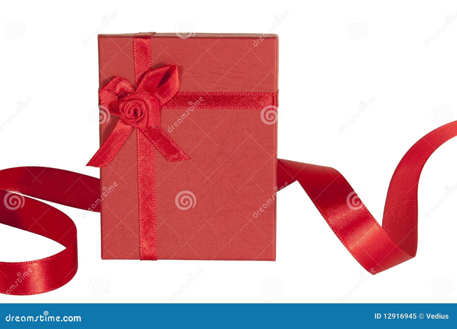 Red gift box stock image. Image of birthday, wrapping - 12916945