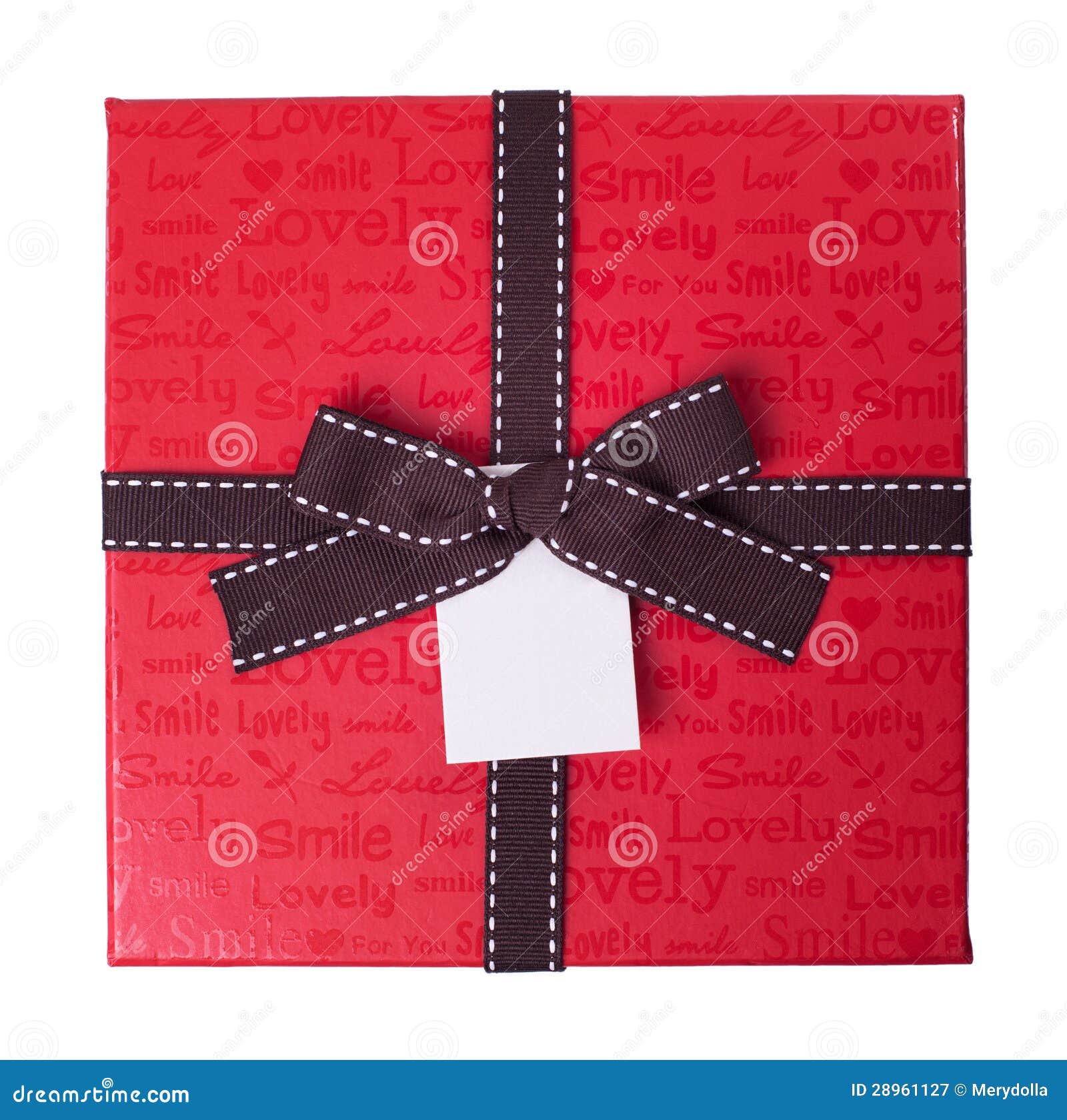 Red gift box stock image. Image of celebration, event - 28961127