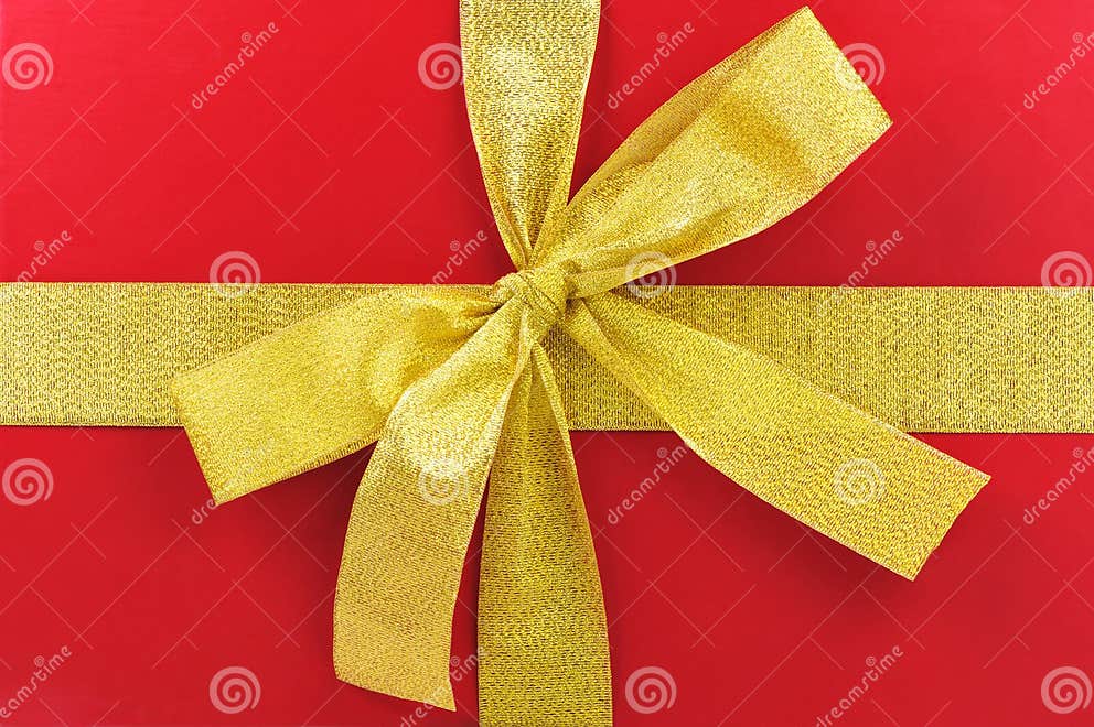 Red gift box ribbon stock photo. Image of ribbon, gift - 7569678