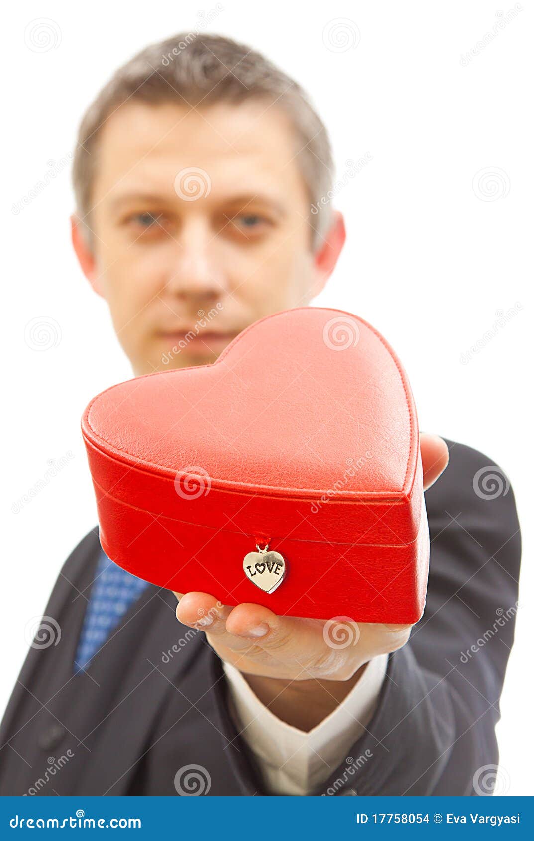 Red gift box for valentine stock photo. Image of attire - 17758054