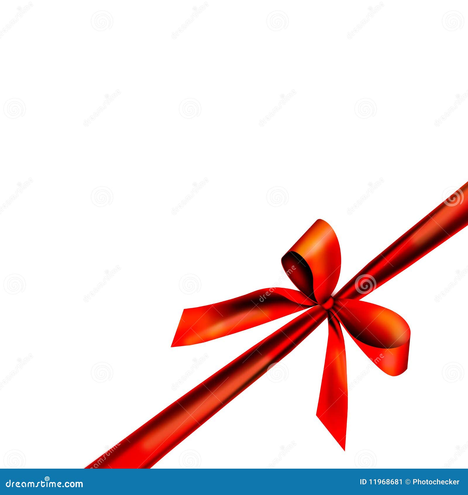 Red gift ribbon stock illustration. Illustration of pattern - 11968681
