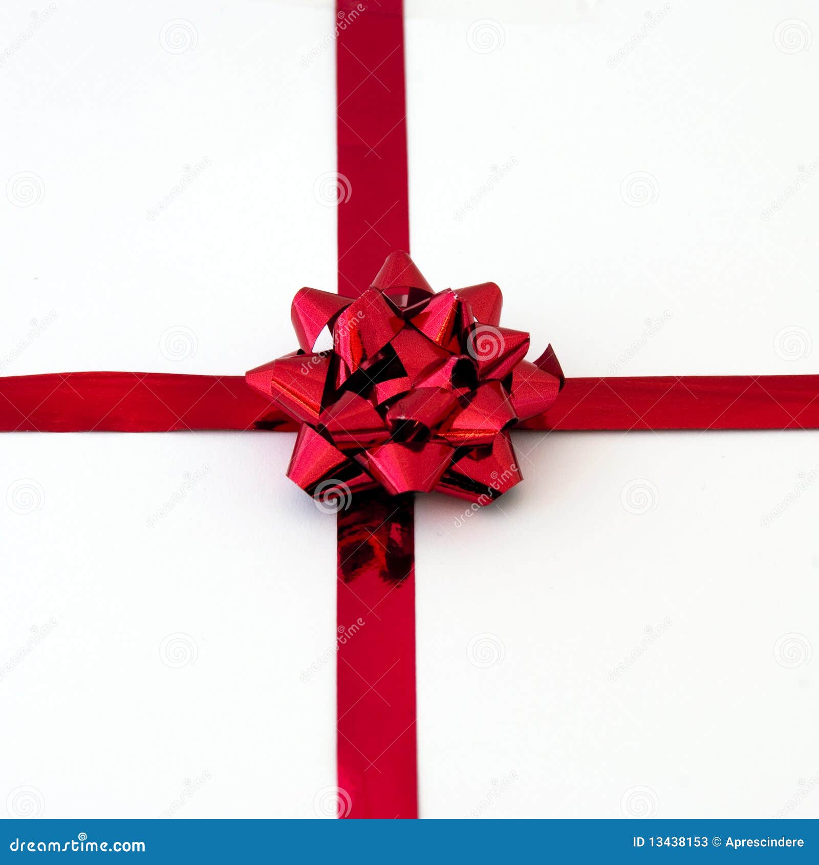 Red gift ribbon stock image. Image of paper, celebration - 13438153