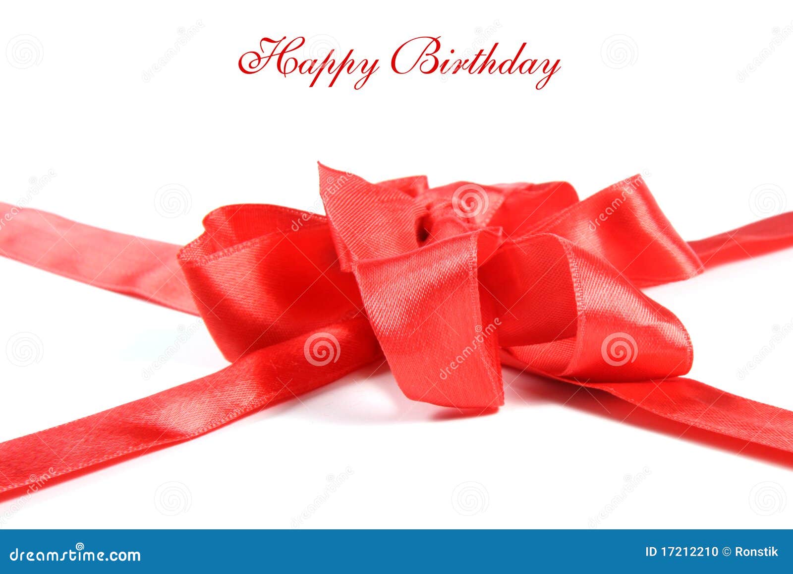 Red gift ribbon stock photo. Image of birthday, packaging - 17212210