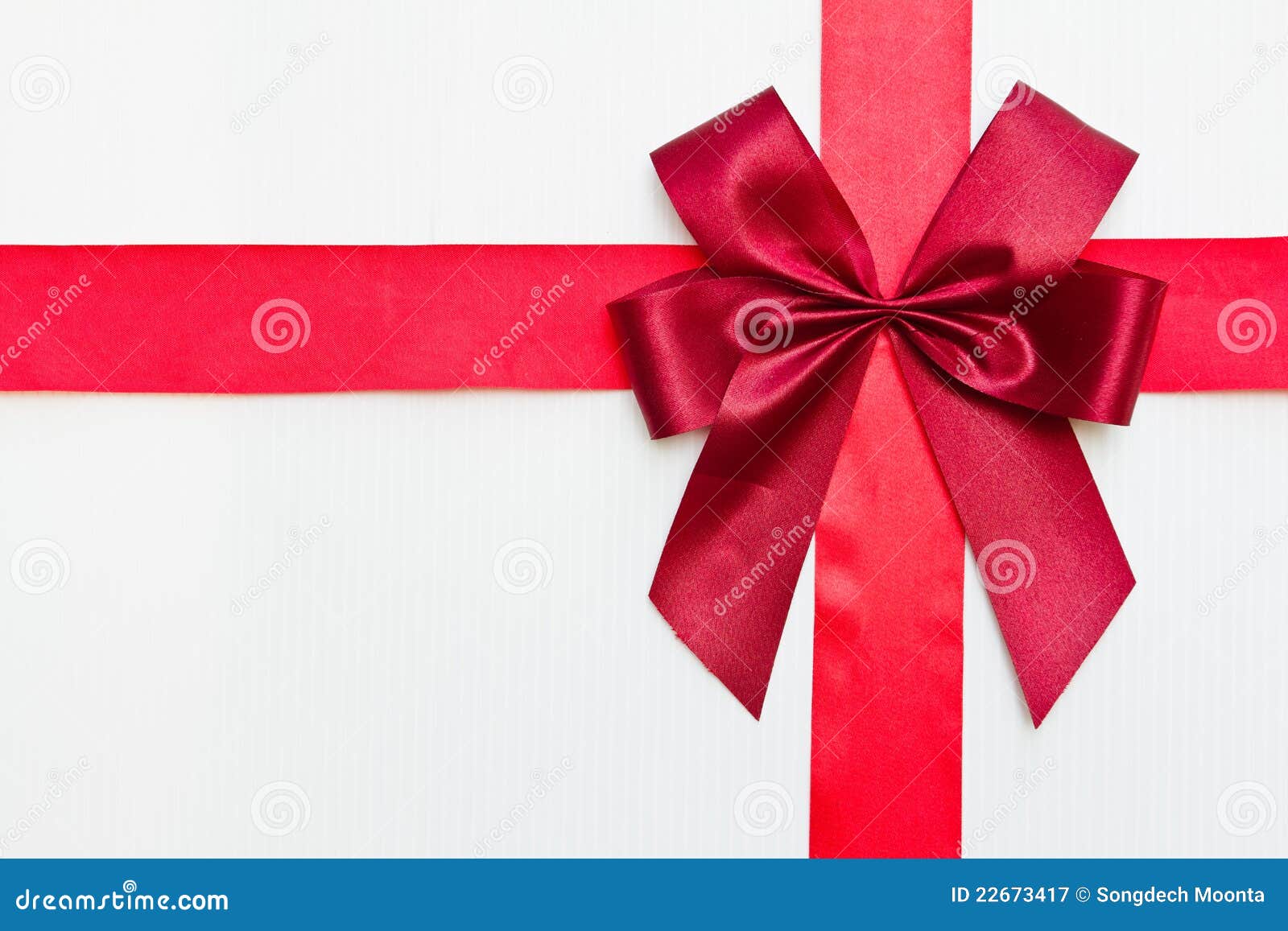 Red gift ribbon stock image. Image of surprise, birthday - 22673417