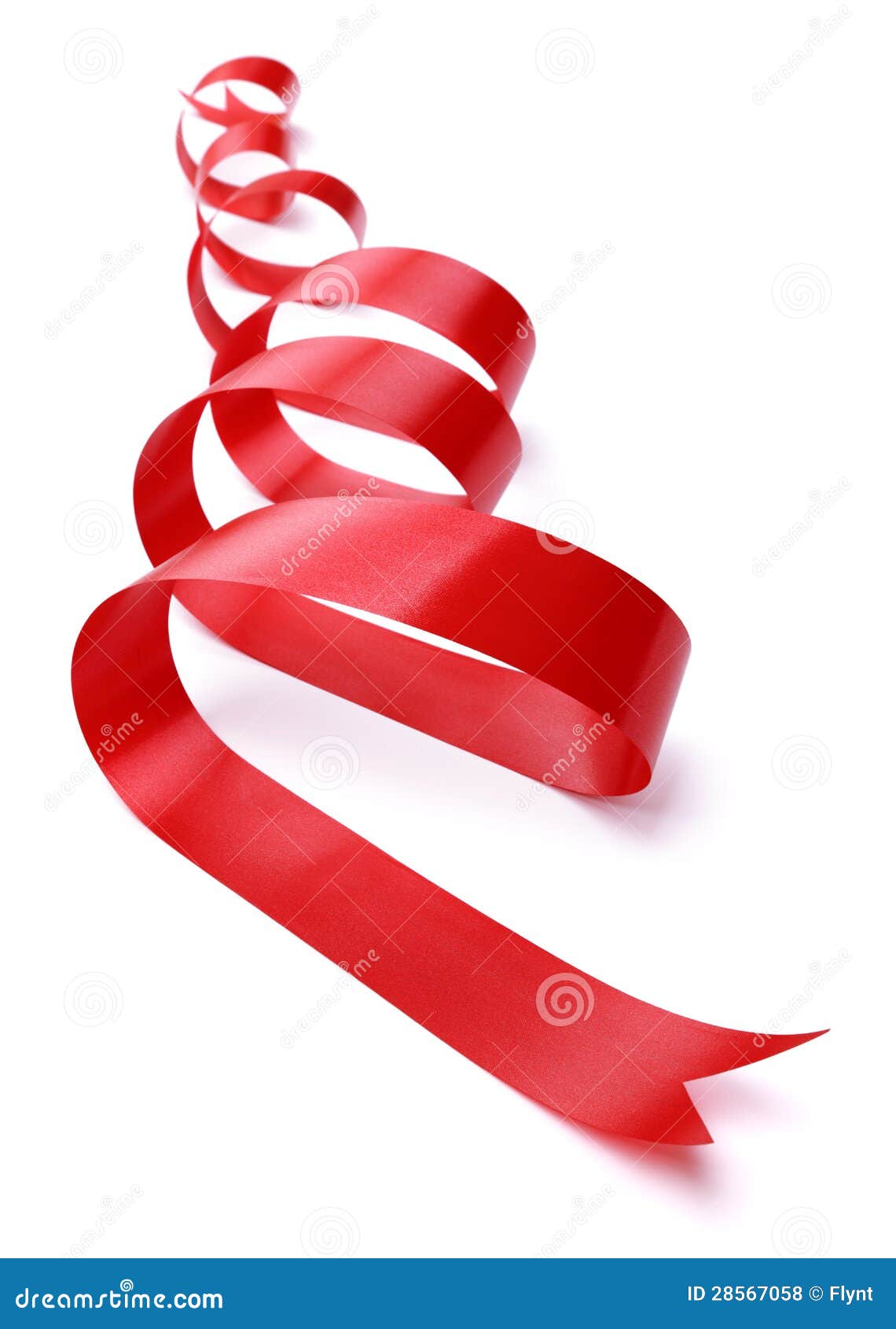 Red gift ribbon stock photo. Image of parties, holidays - 28567058