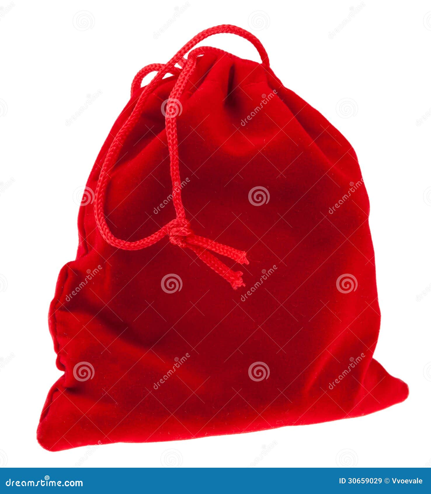 Red gift sack stock image. Image of blank, background - 30659029