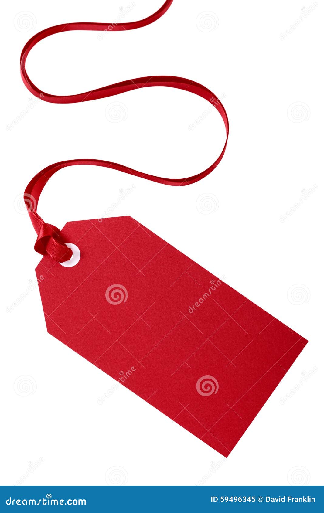 Red gift tag stock image. Image of blank, present, vertical - 59496345