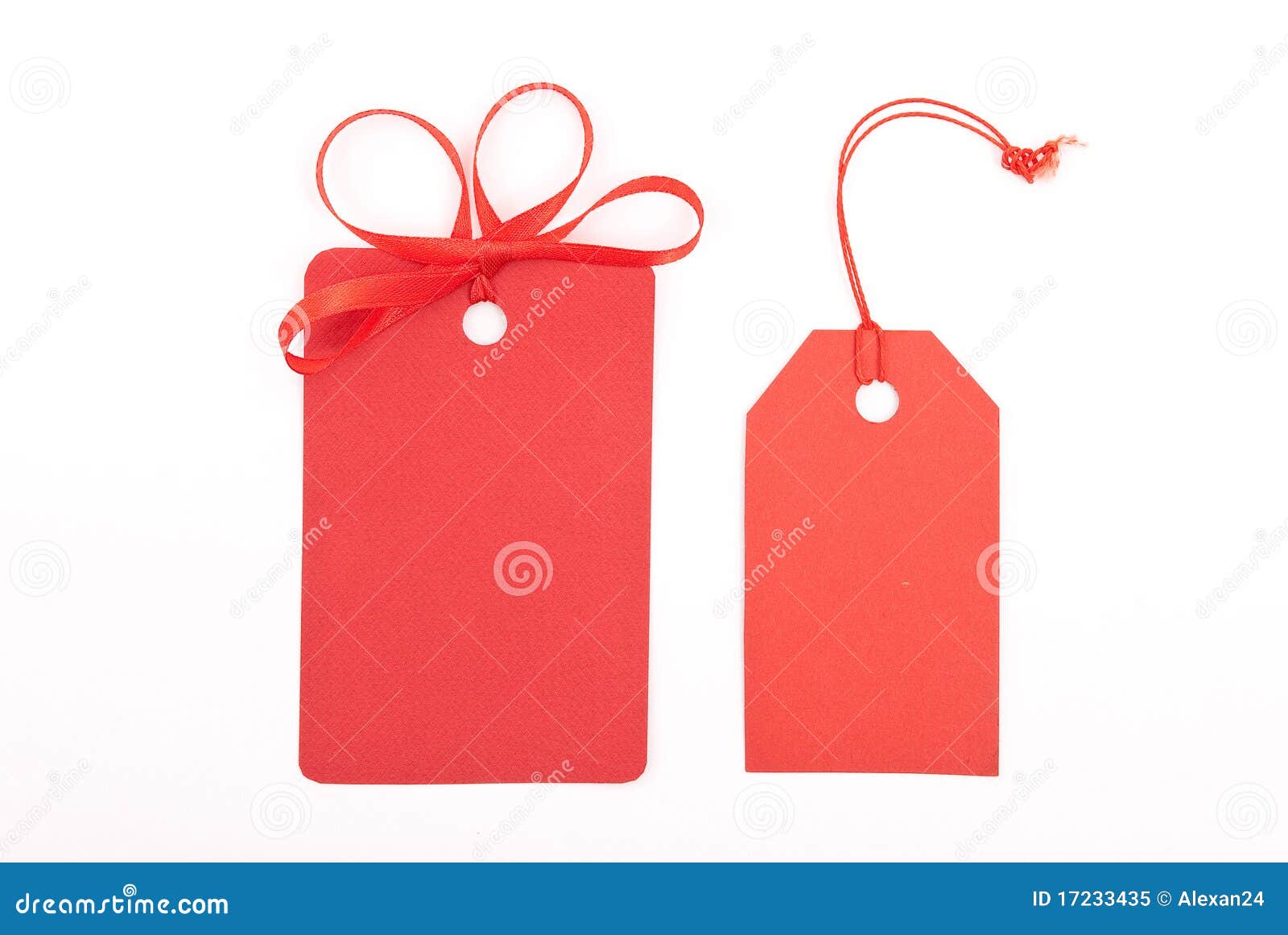 Red gift tags stock image. Image of hang, packaging, natural - 17233435
