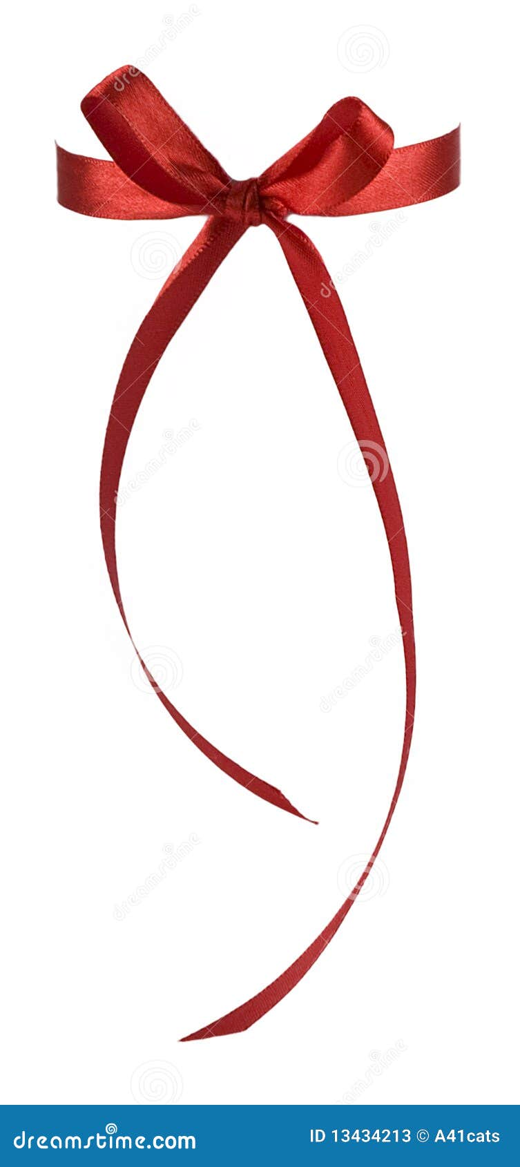 Red Gift Wrap Ribbon on White Background Stock Illustration ...