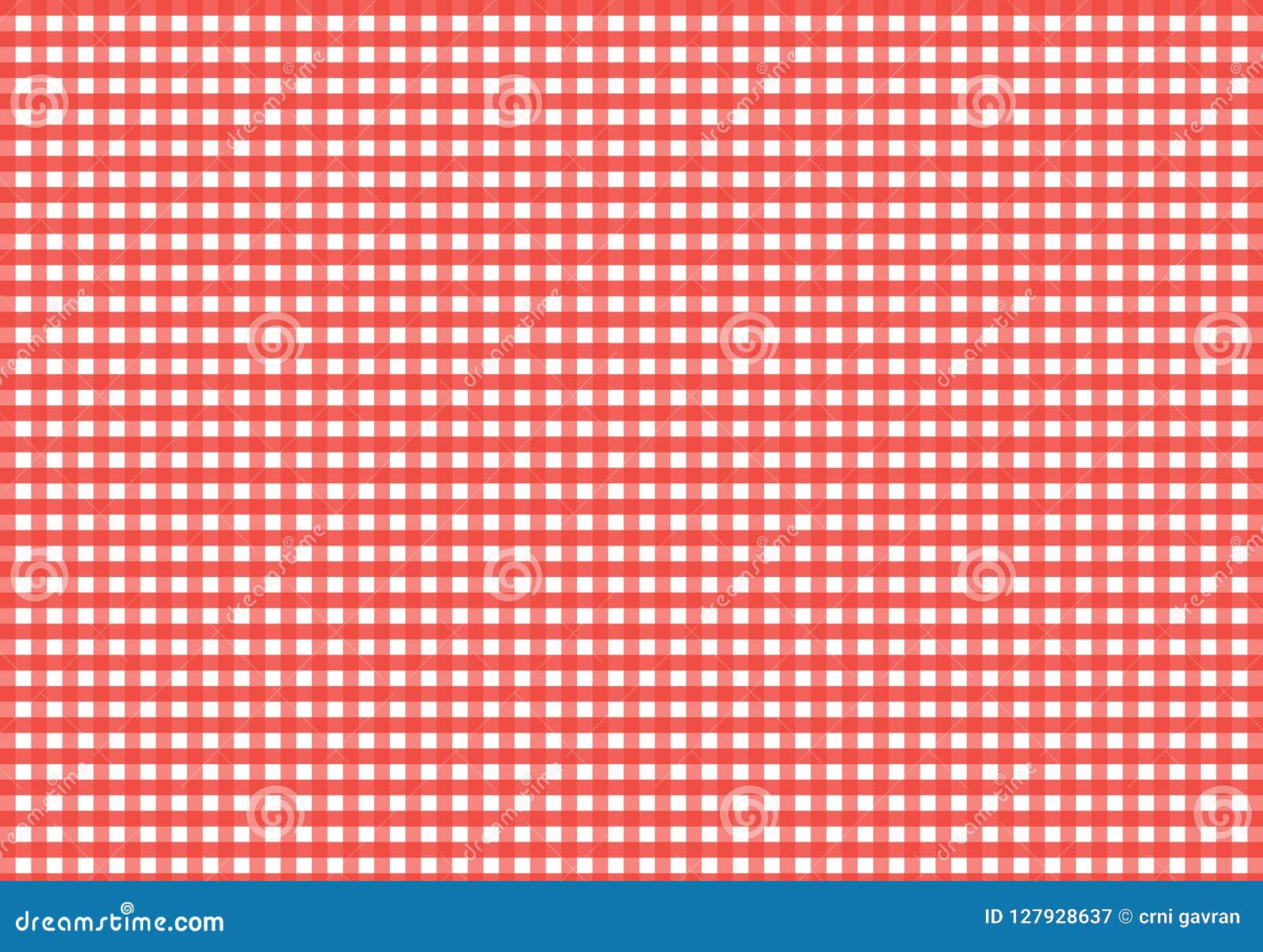 Red Gingham Seamless Pattern.Vector Stock Illustration - Illustration ...