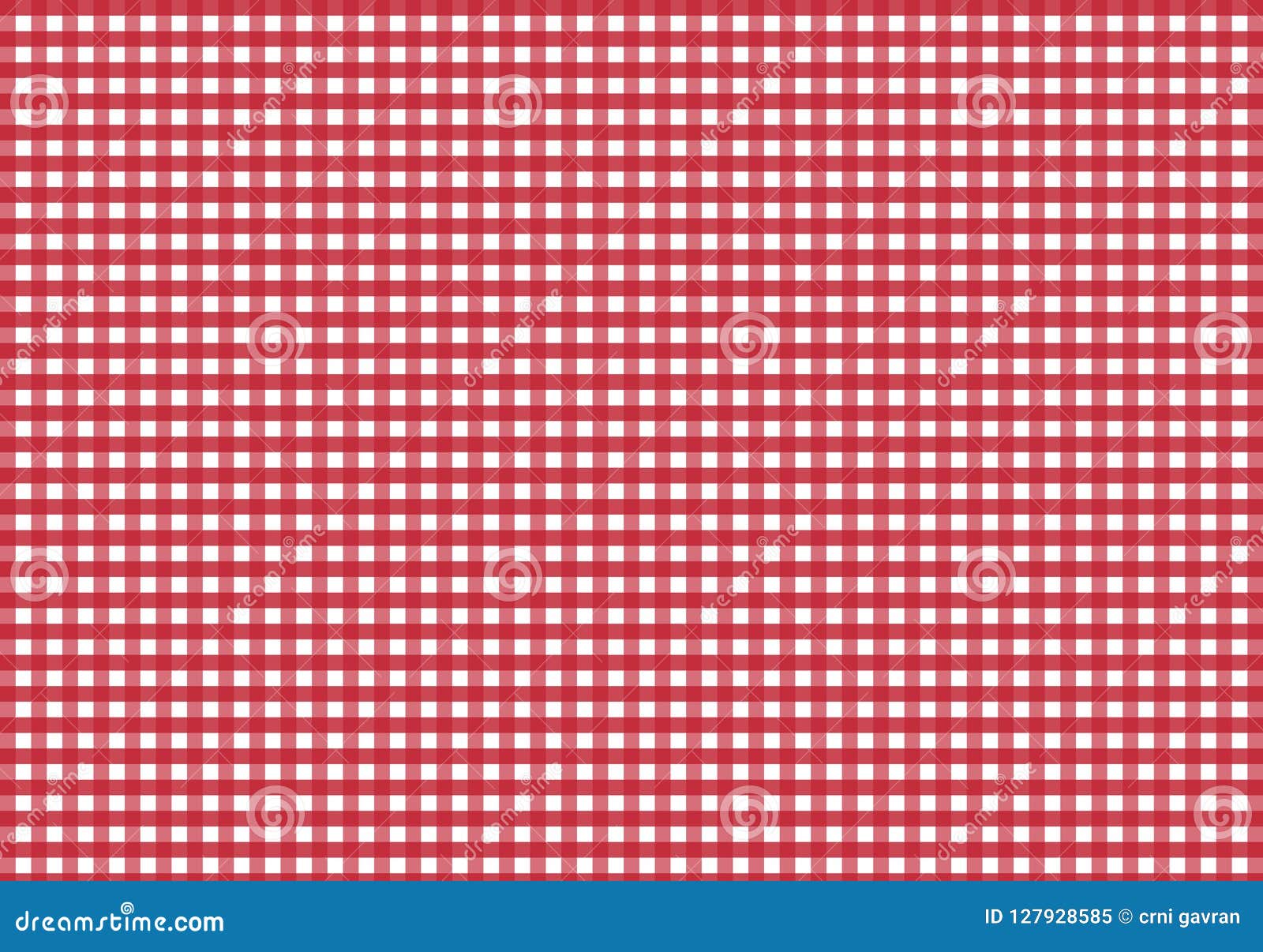 Red Gingham Seamless Pattern.Vector Stock Illustration - Illustration ...