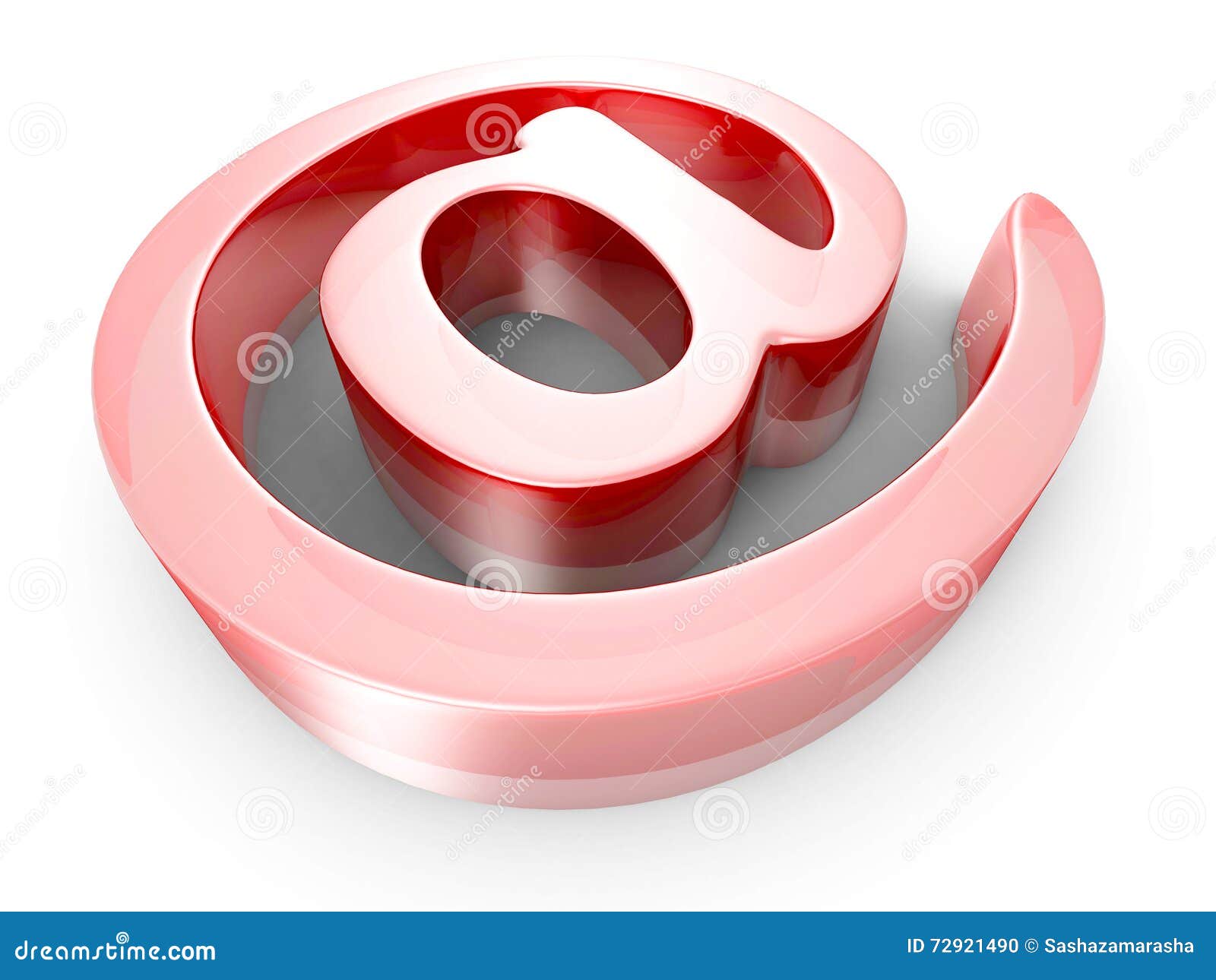 Red Glass at E-mail Symbol stock illustration. Illustration of service ...
