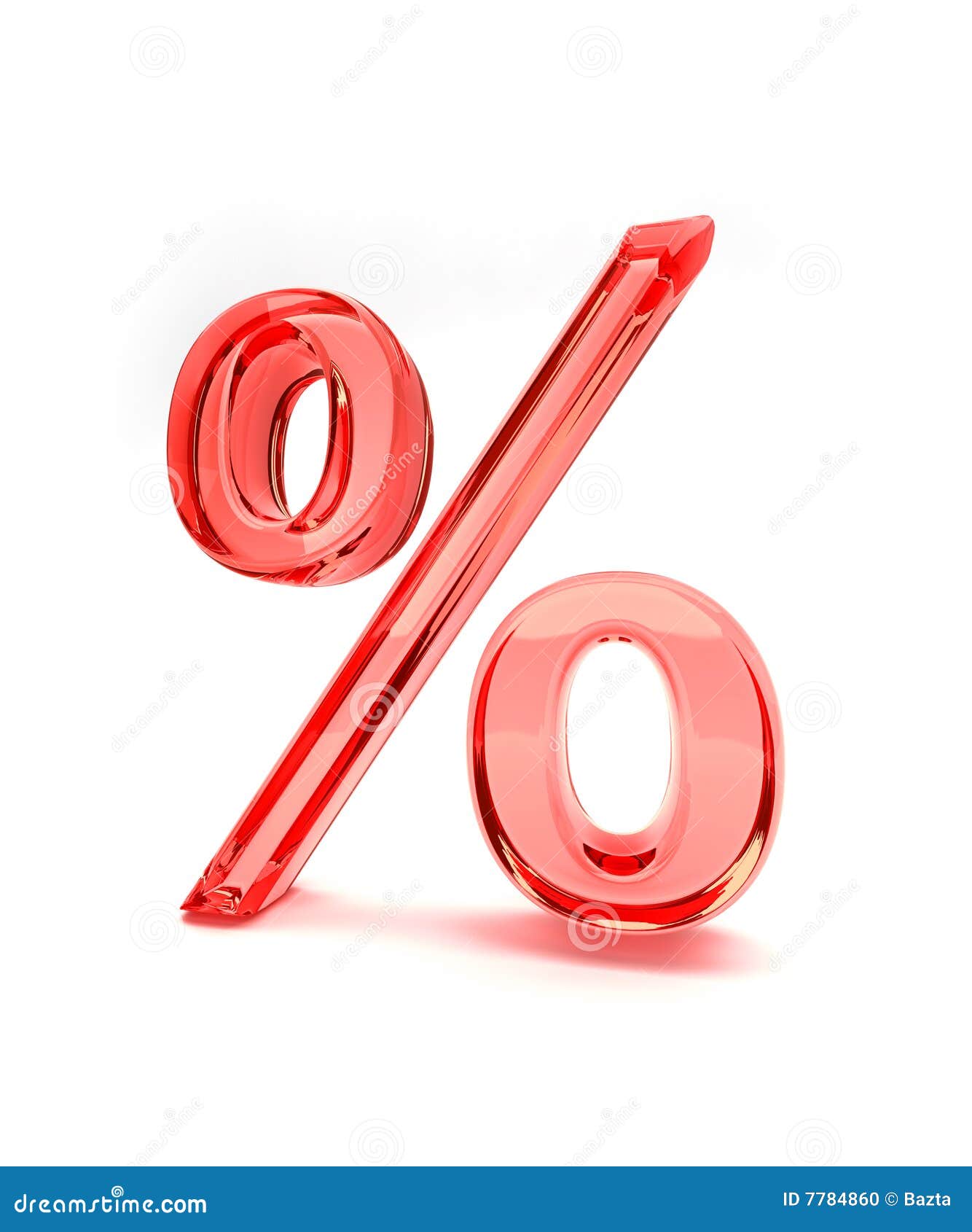 Percent Sign on White Background Stock Illustration - Illustration of ...