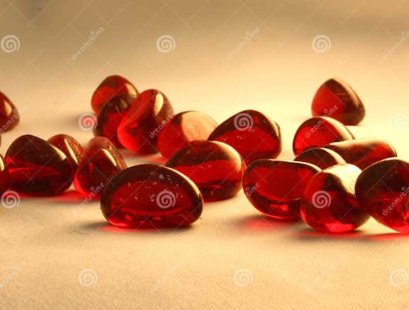 Red glass stones stock photo. Image of light, nature, grace - 3979754