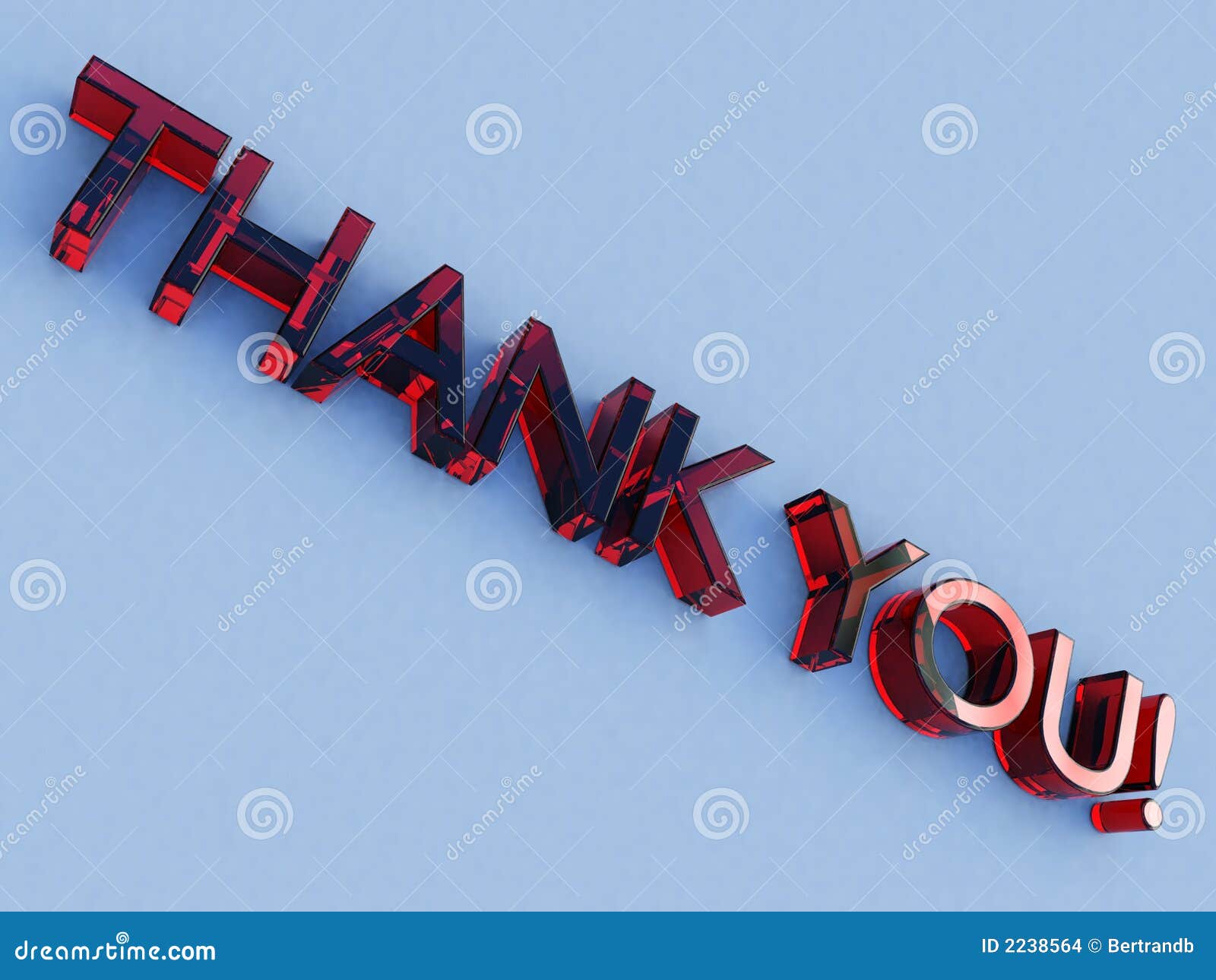 Red glass thank you logo stock illustration. Illustration of english ...