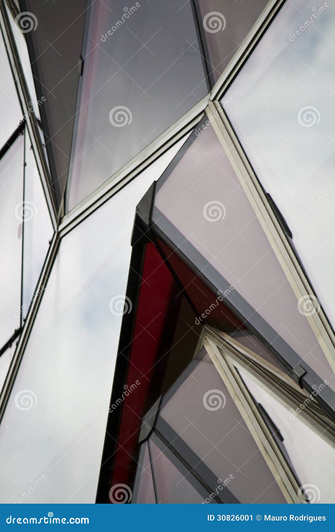 Red glass windows stock image. Image of glass, abstract - 30826001