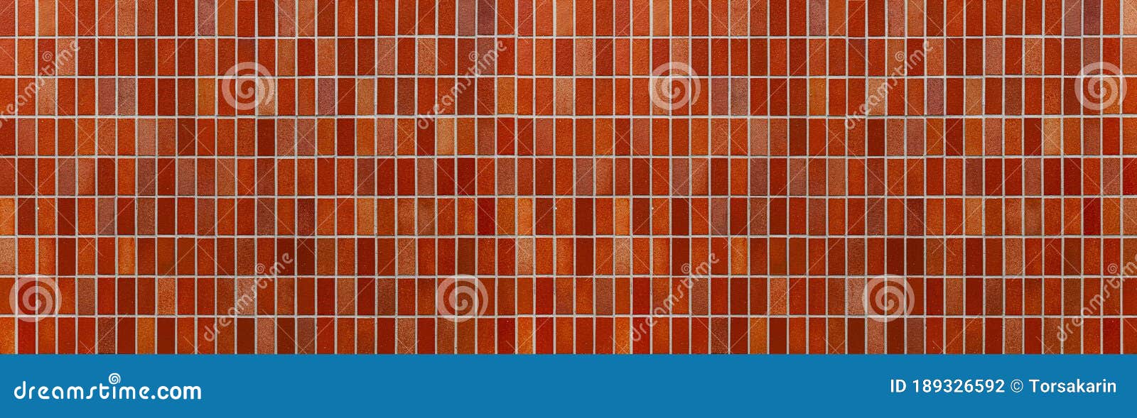 Red Glazed Ceramic Brick Wall Texture Stock Illustration - Illustration ...