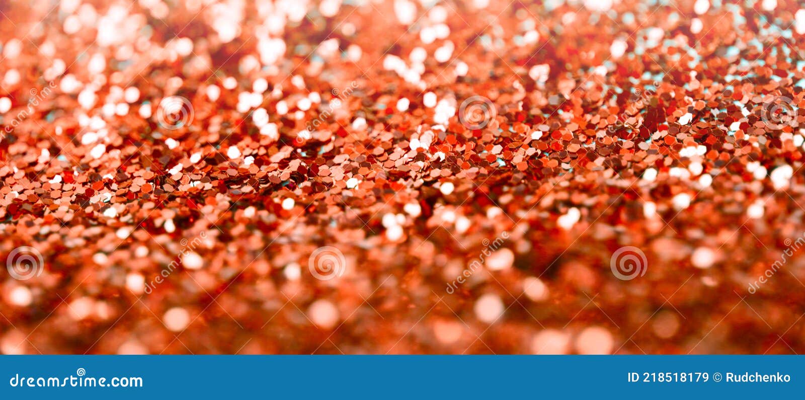Red Glitter Shine Dots Confetti. Abstract Light Blink Sparkle Defocus ...