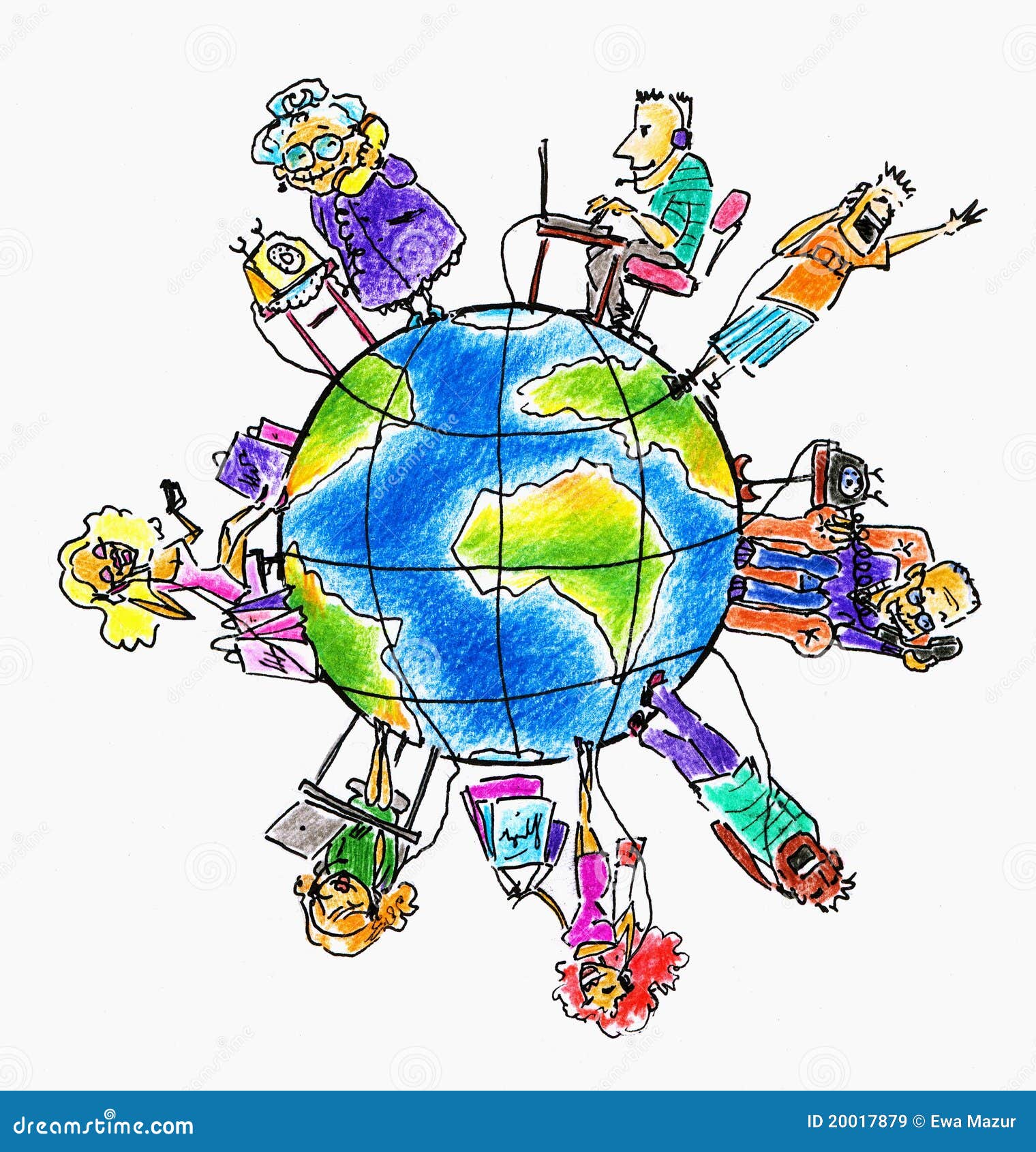 Red global stock de ilustración. Ilustración de correspondencia - 20017879