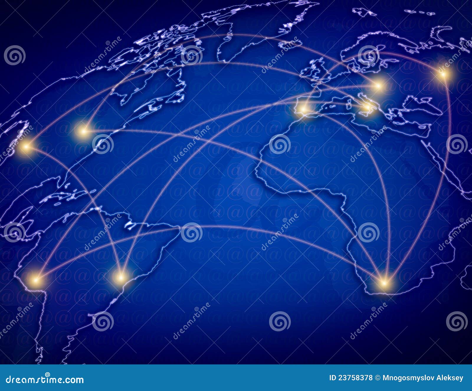 Red global stock de ilustración. Ilustración de amplio - 23758378