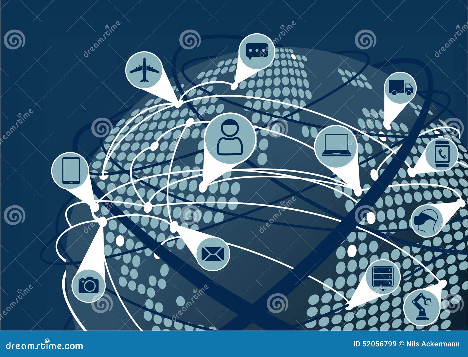 Red Global De Internet De Las Cosas (IoT) Como Ejemplo Tierra Con El ... Red Global De Internet De Las Cosas (IoT) Como Ejemplo Tierra Con El ...